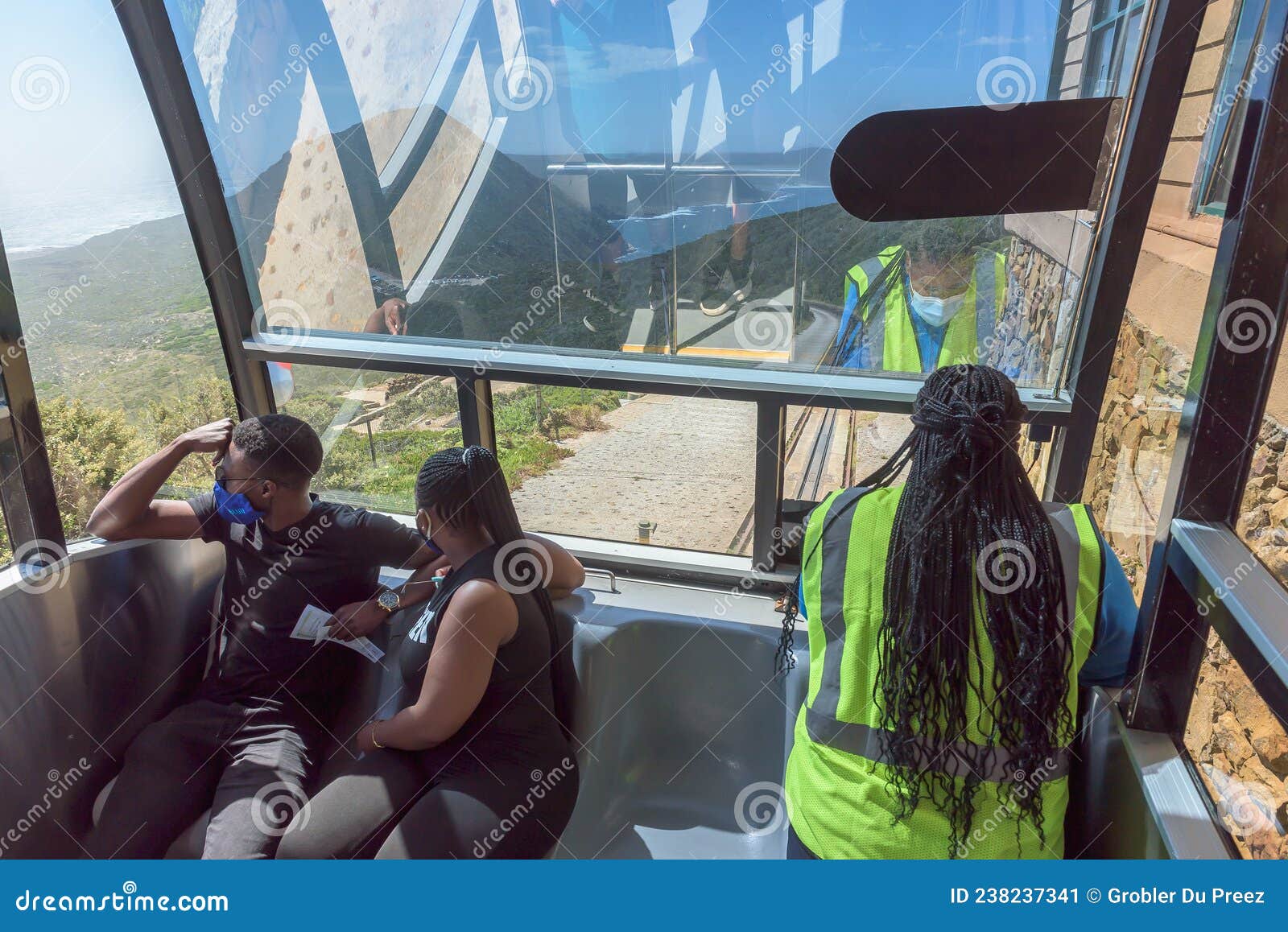 Inside the Flying Dutchman Funicular at Cape Point Editorial Photo ...