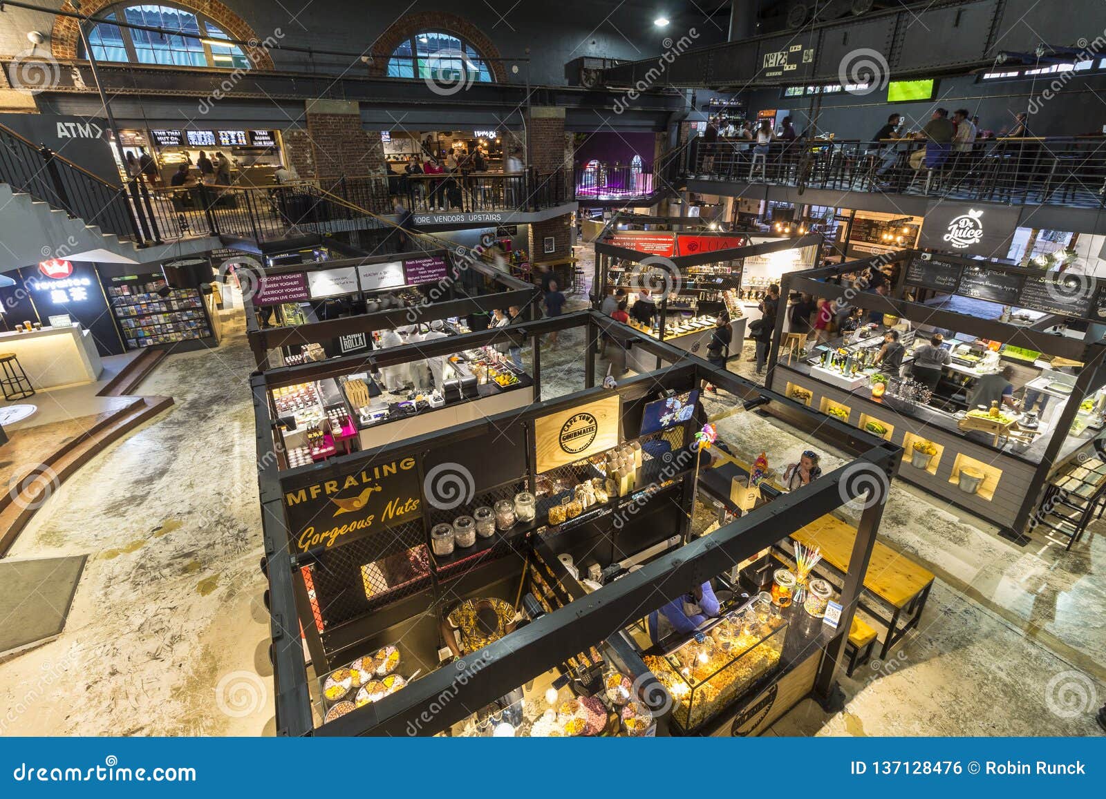 Inside Food Market of V&a Waterfront, Cape Town Editorial Photo - Image ...
