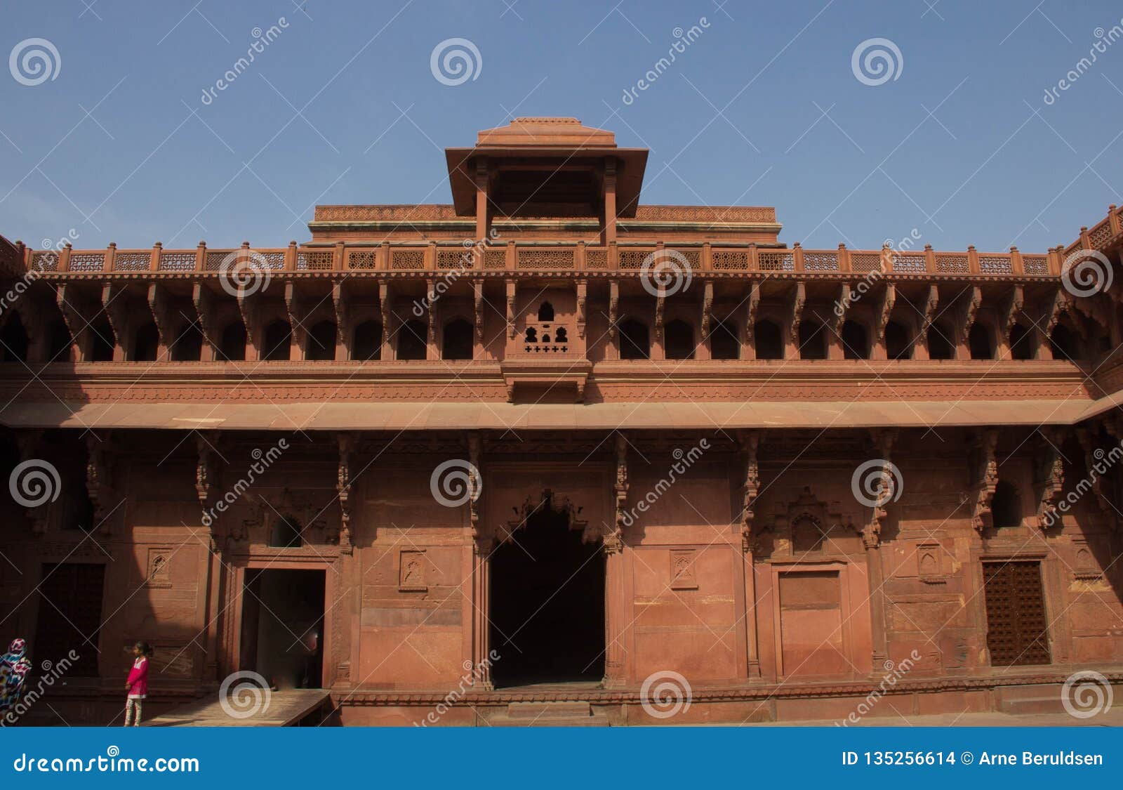 Inside the Fort of Agra, India Editorial Stock Image - Image of ...