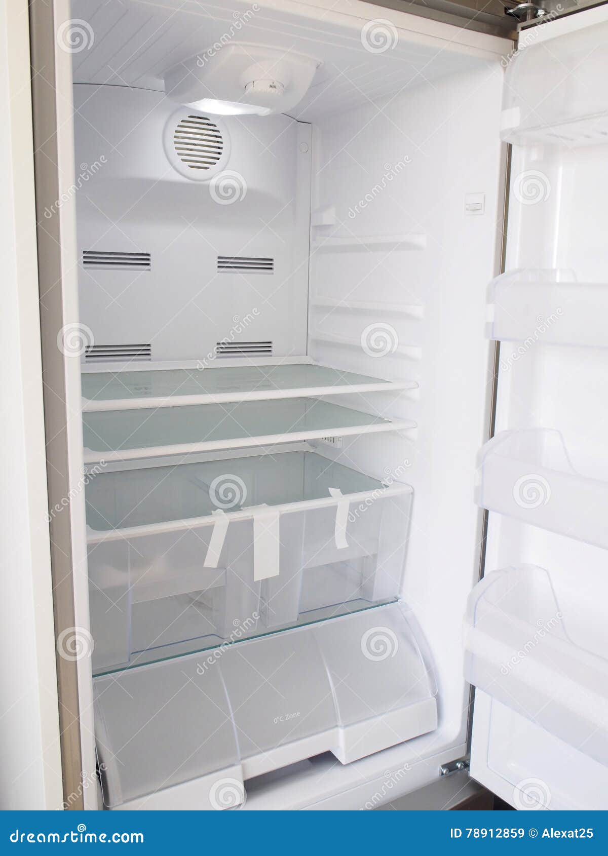Inside fridge stock image. Image of equipment, empty - 78912859