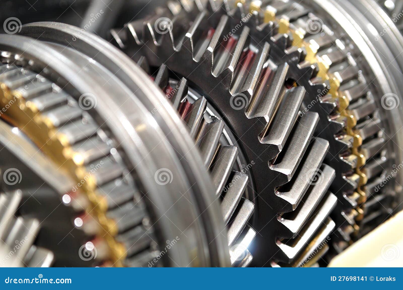 Inside gearbox. stock image. Image of automobile, drive - 27698141