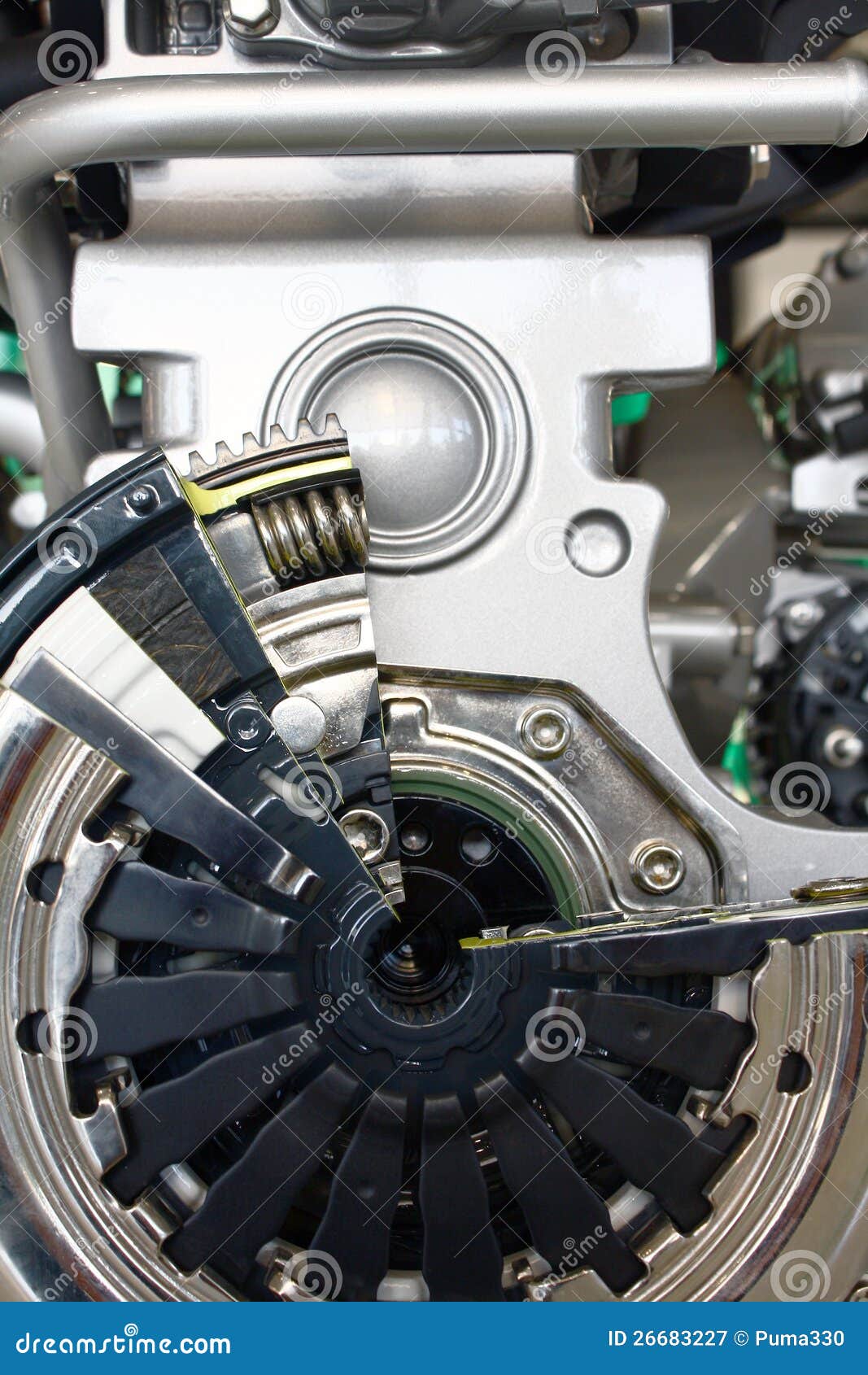 Inside Gearbox Transmission Stock Image - Image of background, motor ...