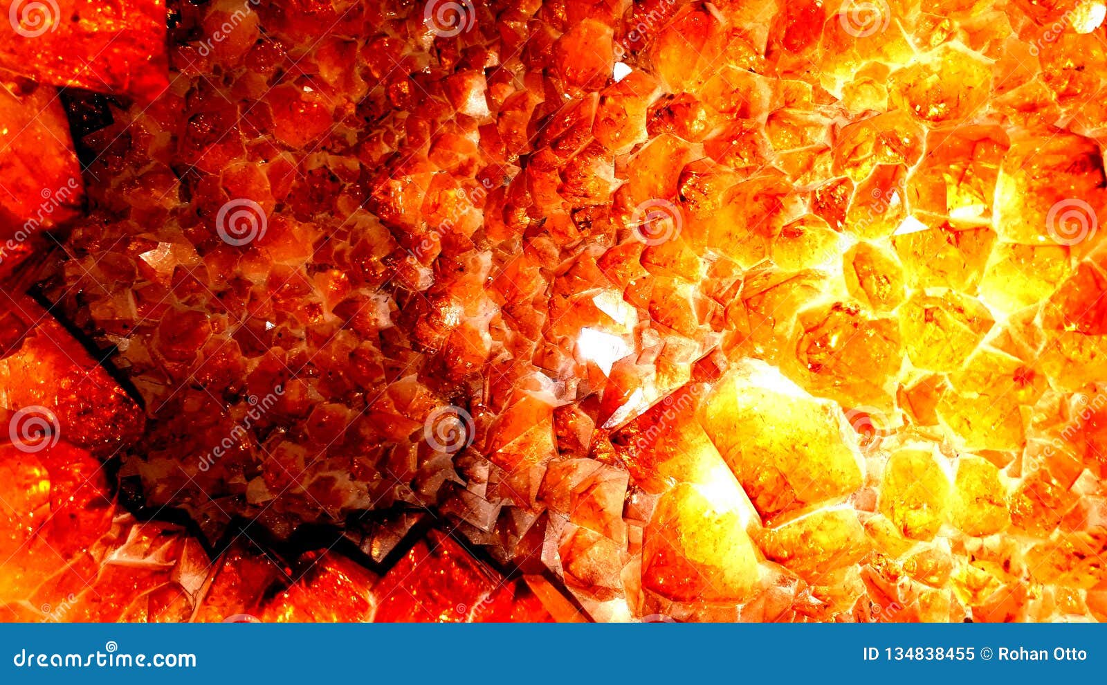Orange geode edit stock image. Image of bright, fire - 134838455