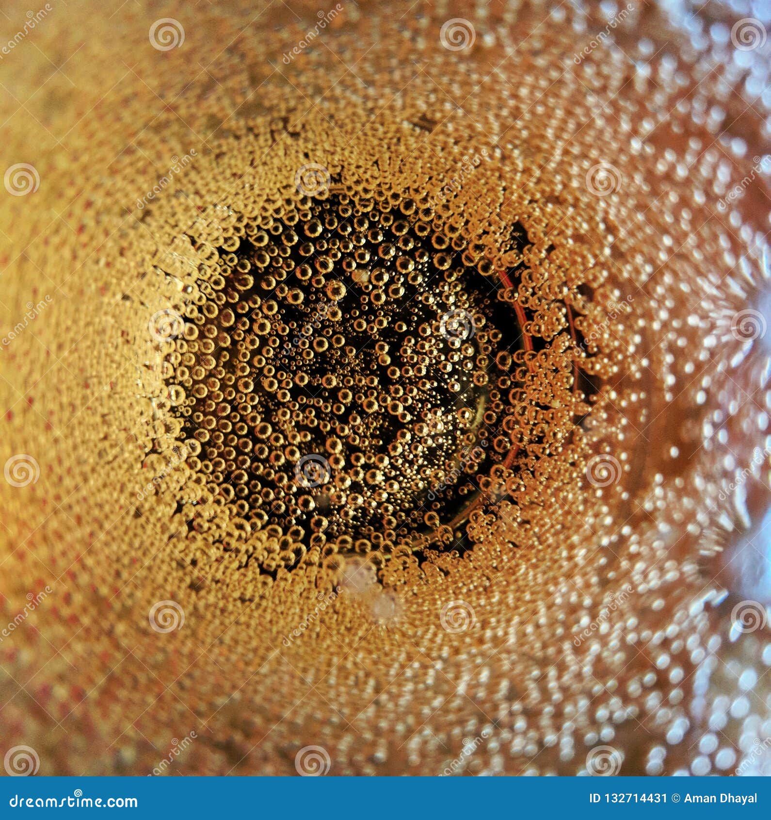 Inside a Glass Full of Appy Fizz Stock Image - Image of full, glass ...