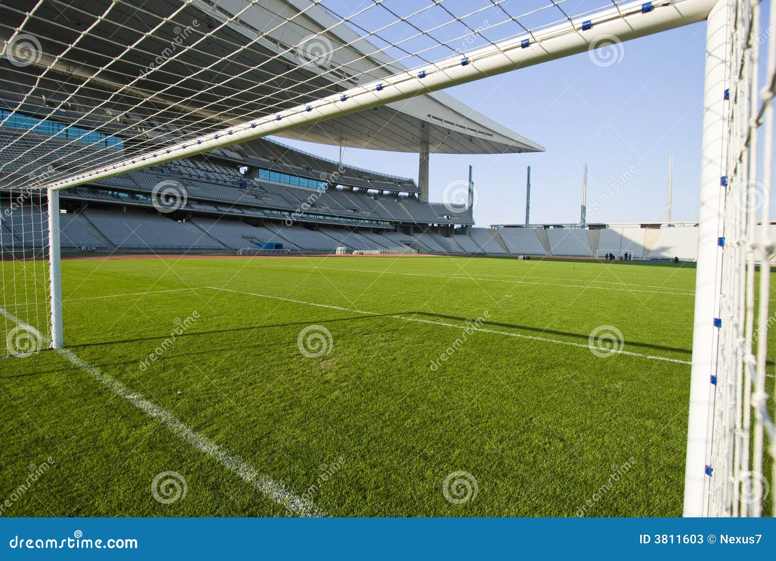 Inside the Goal stock image. Image of football, halkali - 3811603