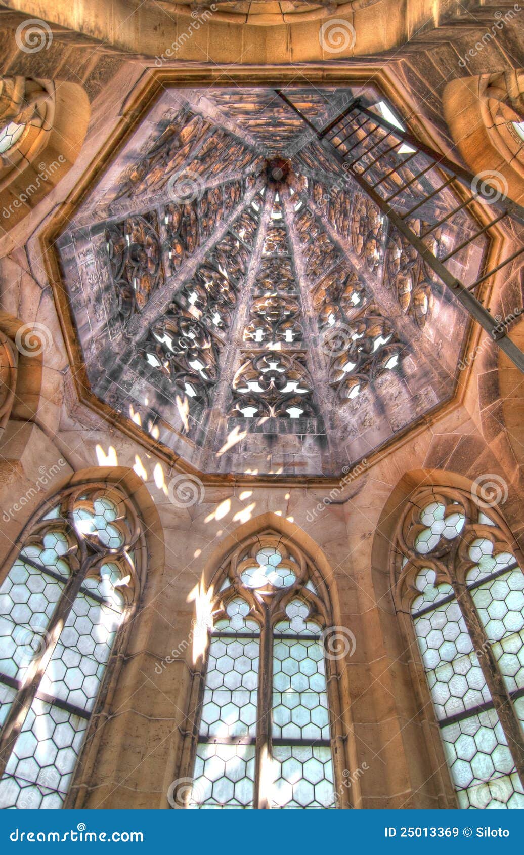 Inside Of The Gothic Tower Editorial Photo | CartoonDealer.com #25013369