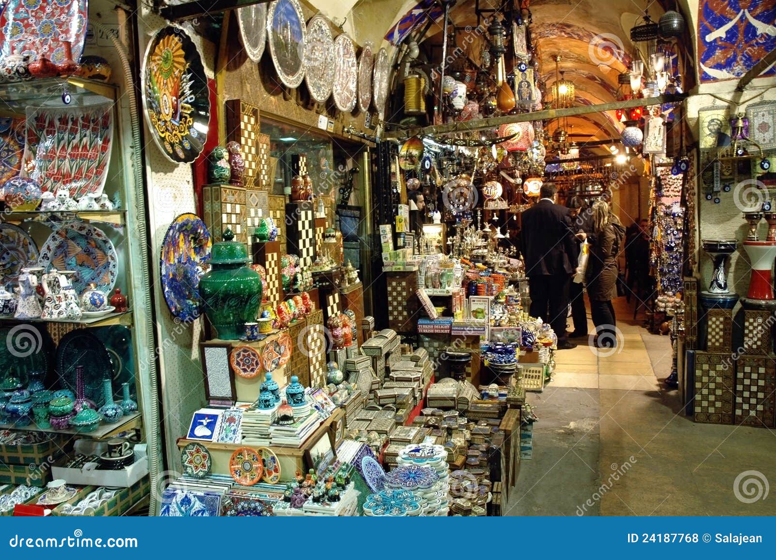 Inside in the Grand Bazaar, Istanbul Editorial Stock Photo - Image of ...