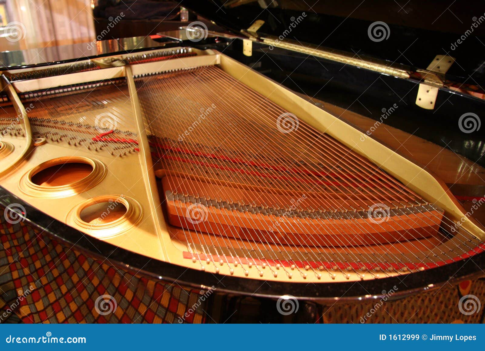 Inside of Grand Piano stock image. Image of close, acoustic - 1612999