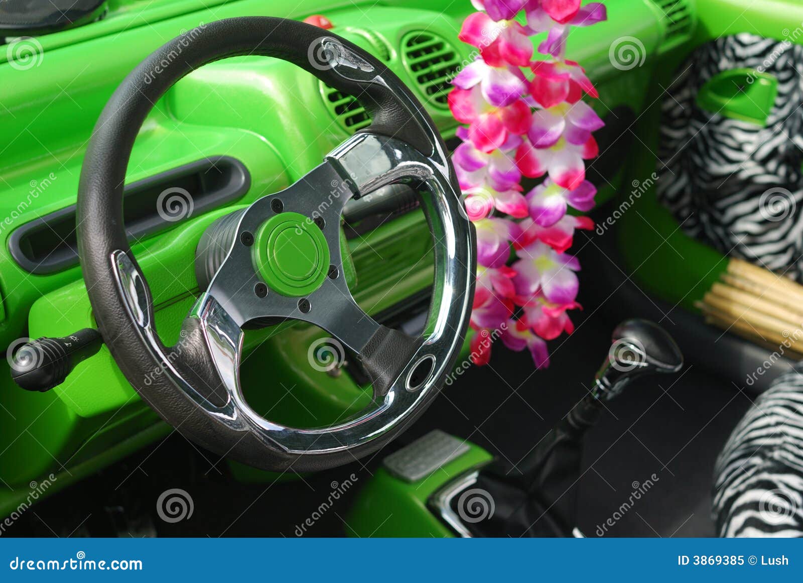 Inside the green car stock image. Image of gearshift, inside - 3869385