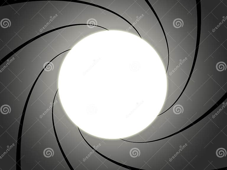 Inside Gun Barrel Aiming at Target Stock Photo - Image of competition ...