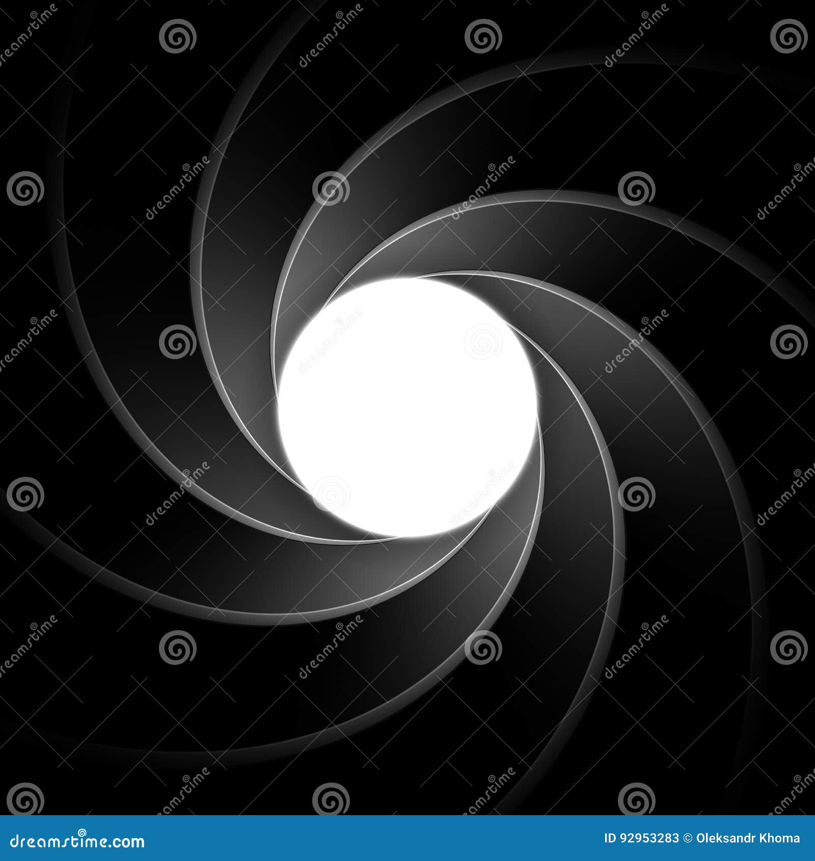 Inside Gun Barrel.Classical James Bond, Agent 007 Theme. Stock Vector ...