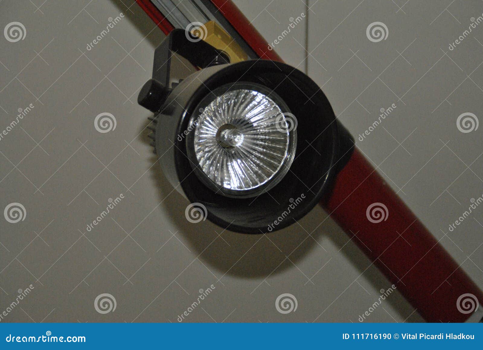 Halogen lamp inside stock photo. Image of metal, illuminate - 111716190