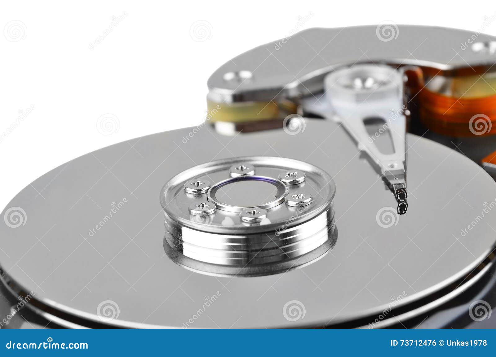 Inside hard disk drive stock photo. Image of backup, memory - 73712476