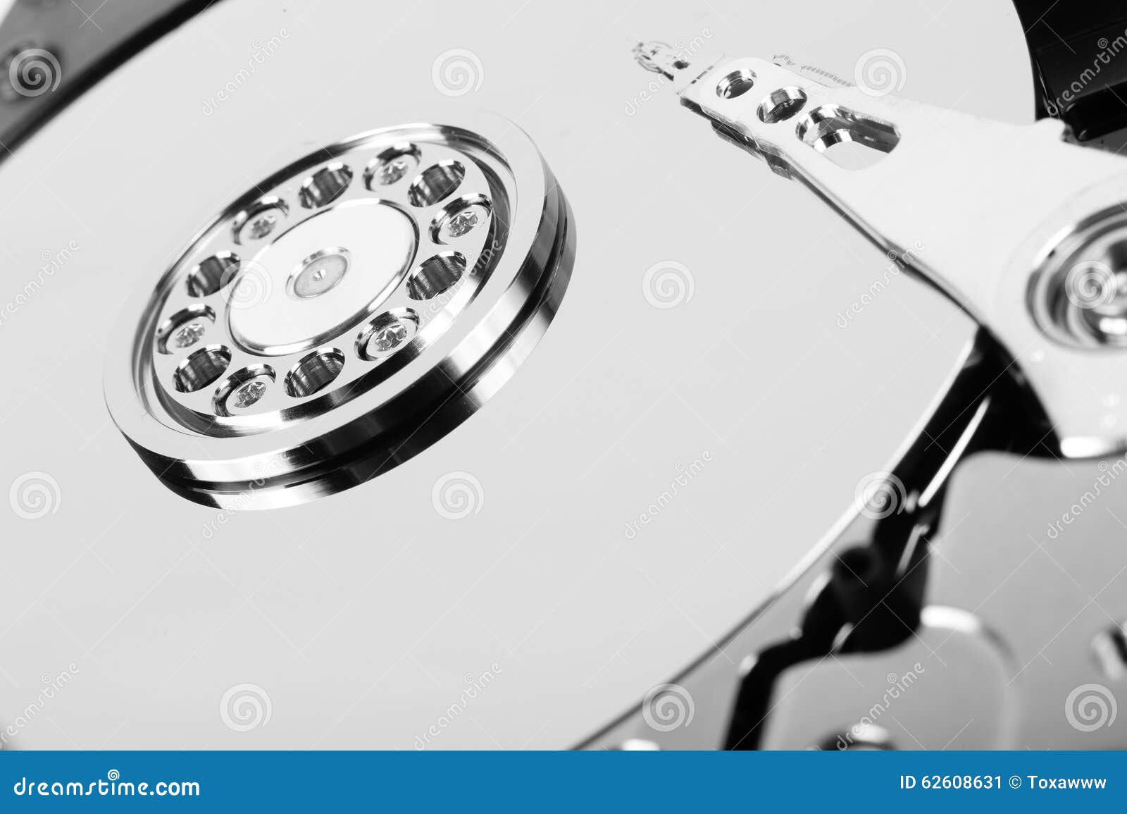 Inside hard drive stock image. Image of information, restoration - 62608631