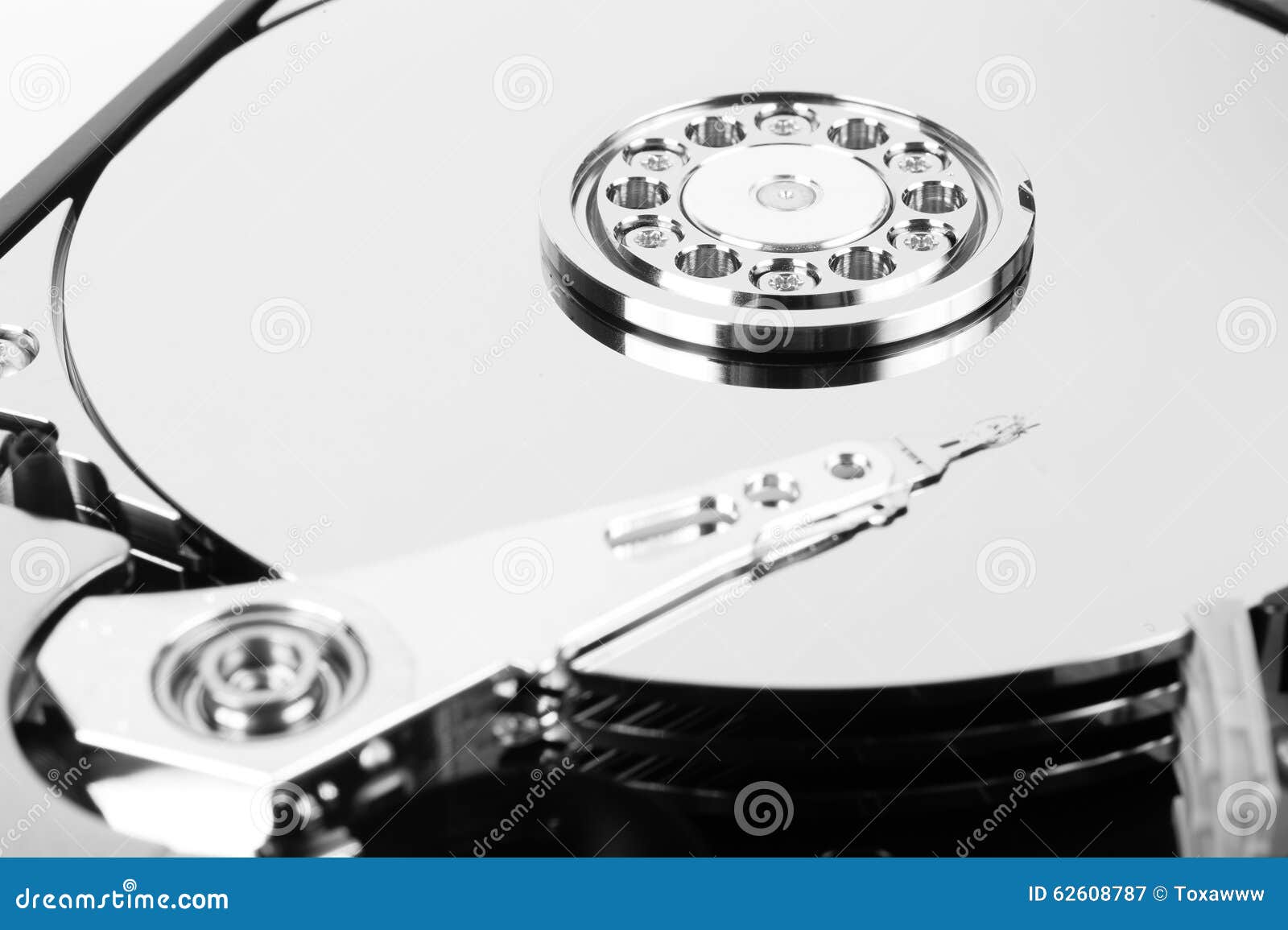 Inside hard drive stock image. Image of equipment, disk - 62608787