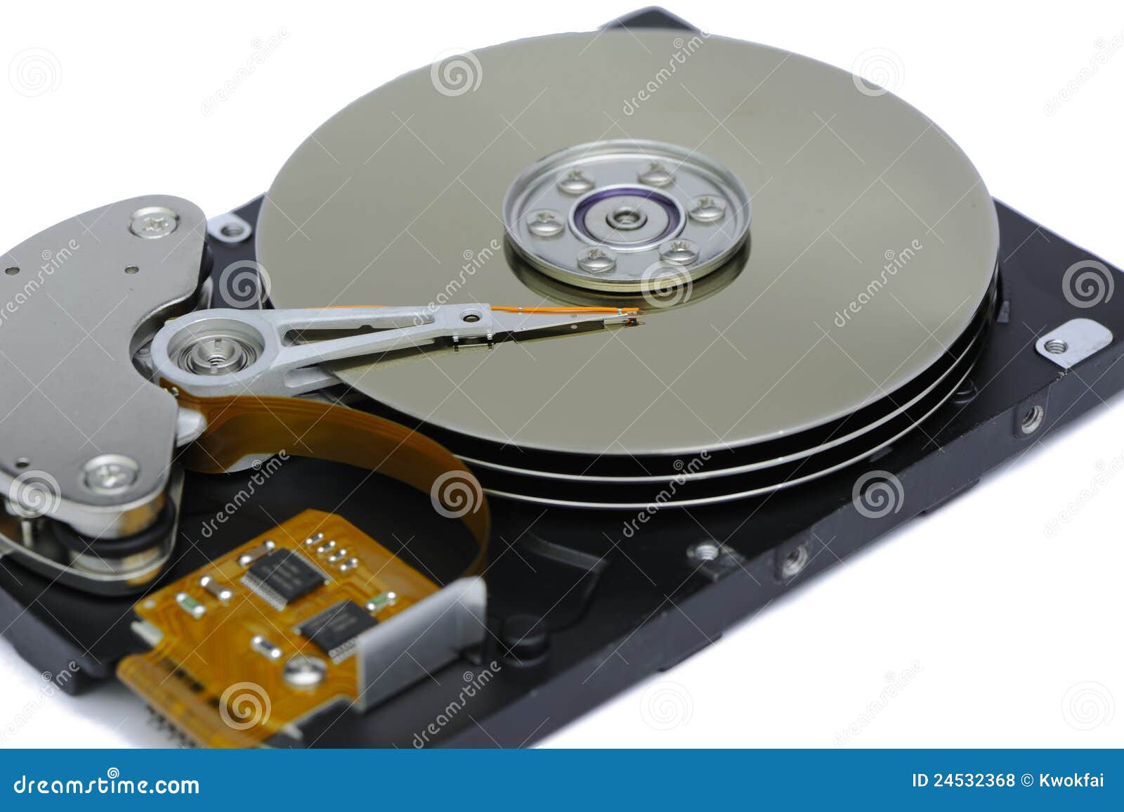 Inside Of Harddisk Royalty Free Stock Photos - Image: 24532368