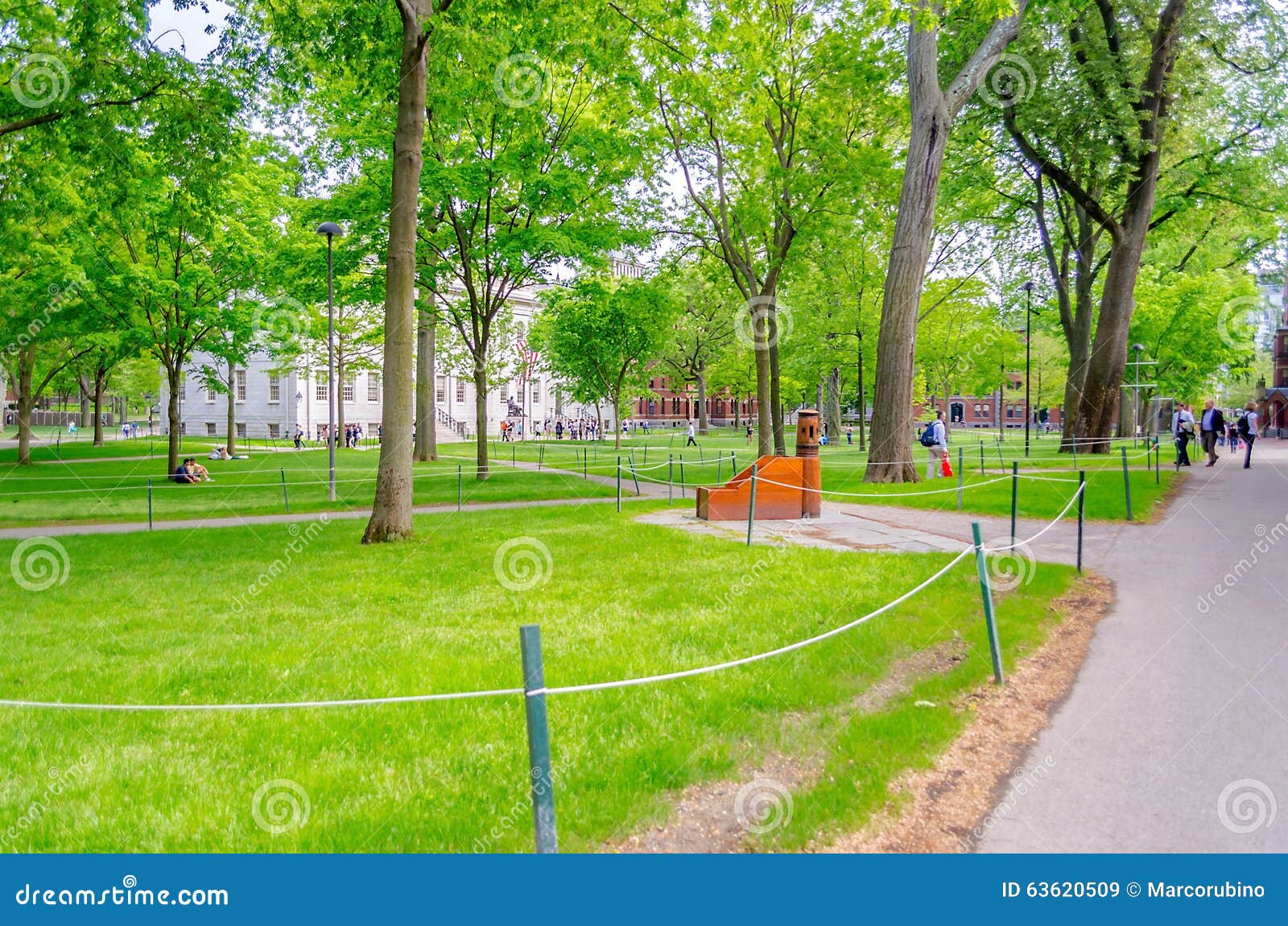 Inside Harvard University Campus, Cambridge Editorial Stock Image ...