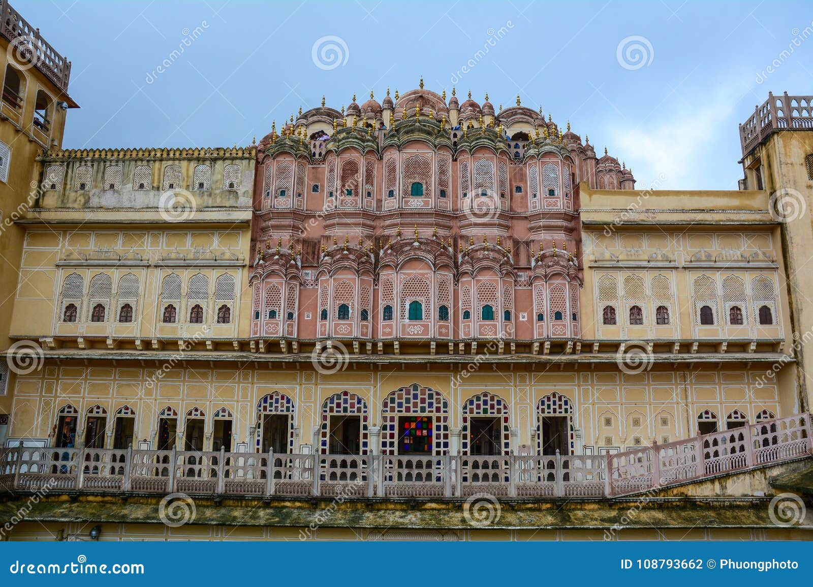 Hawa Mahal Wind Palace in Jaipur, India Stock Photo - Image of hinduism ...