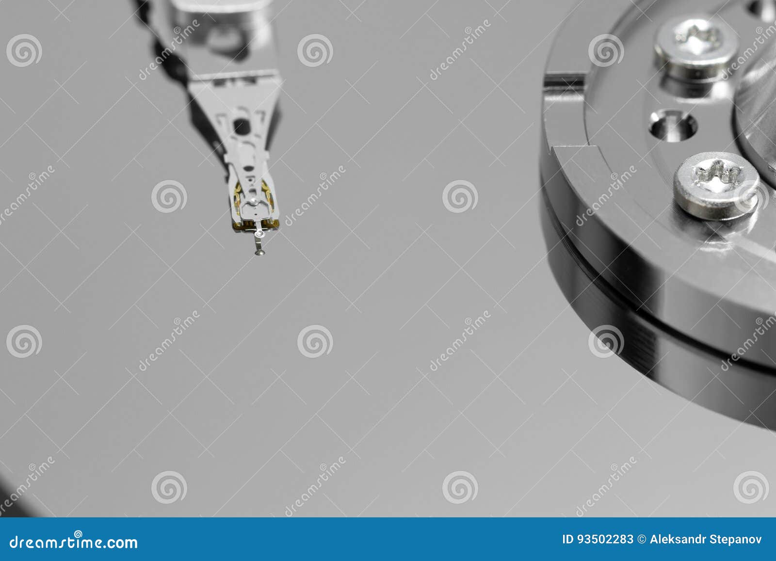 Inside the HDD Closeup. Magnetic Head, Platter and Spindle Stock Image ... Inside the HDD Closeup. Magnetic Head, Platter and Spindle Stock Image ...