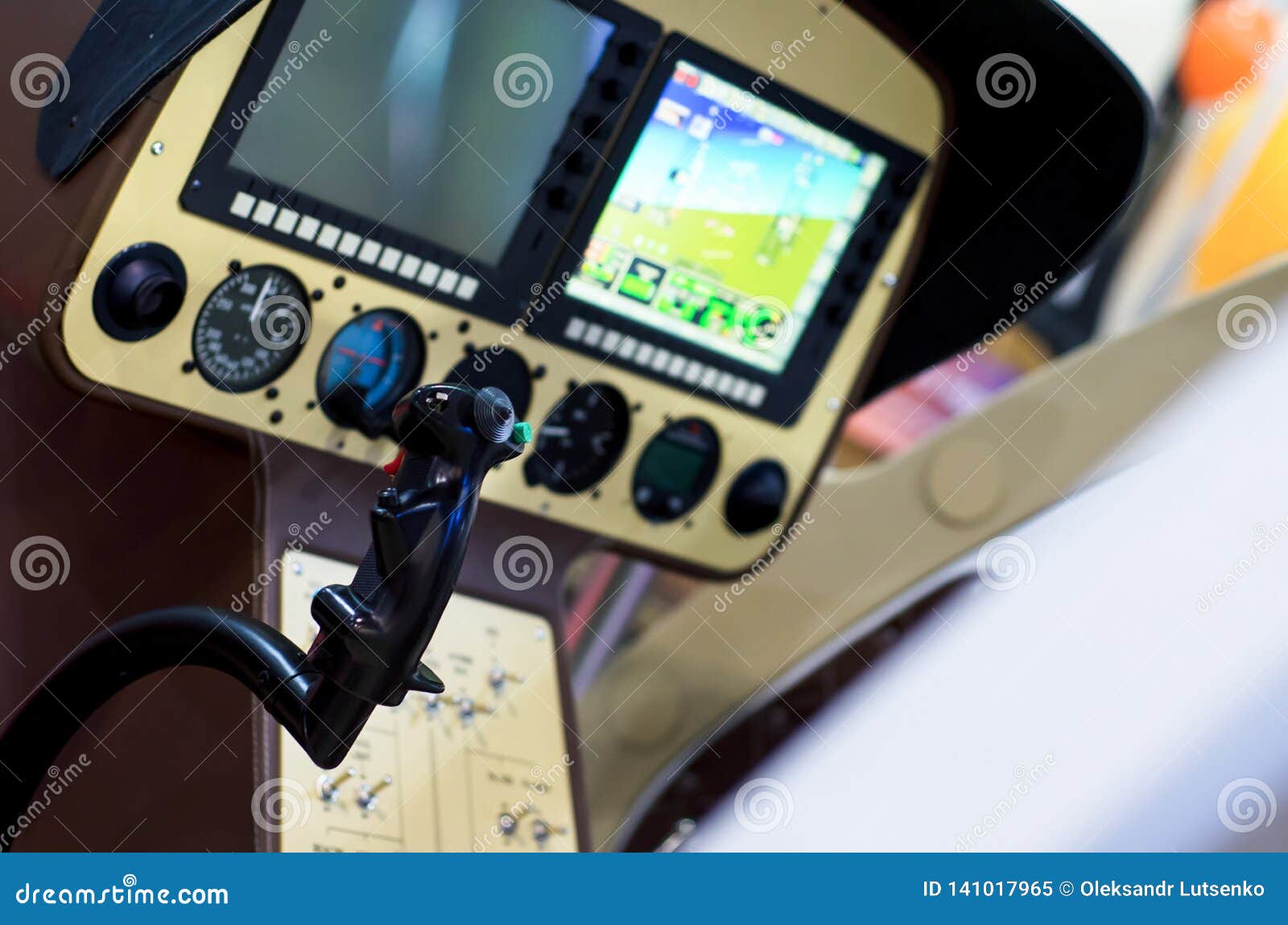 Inside helicopter cabin stock image. Image of cockpit - 141017965