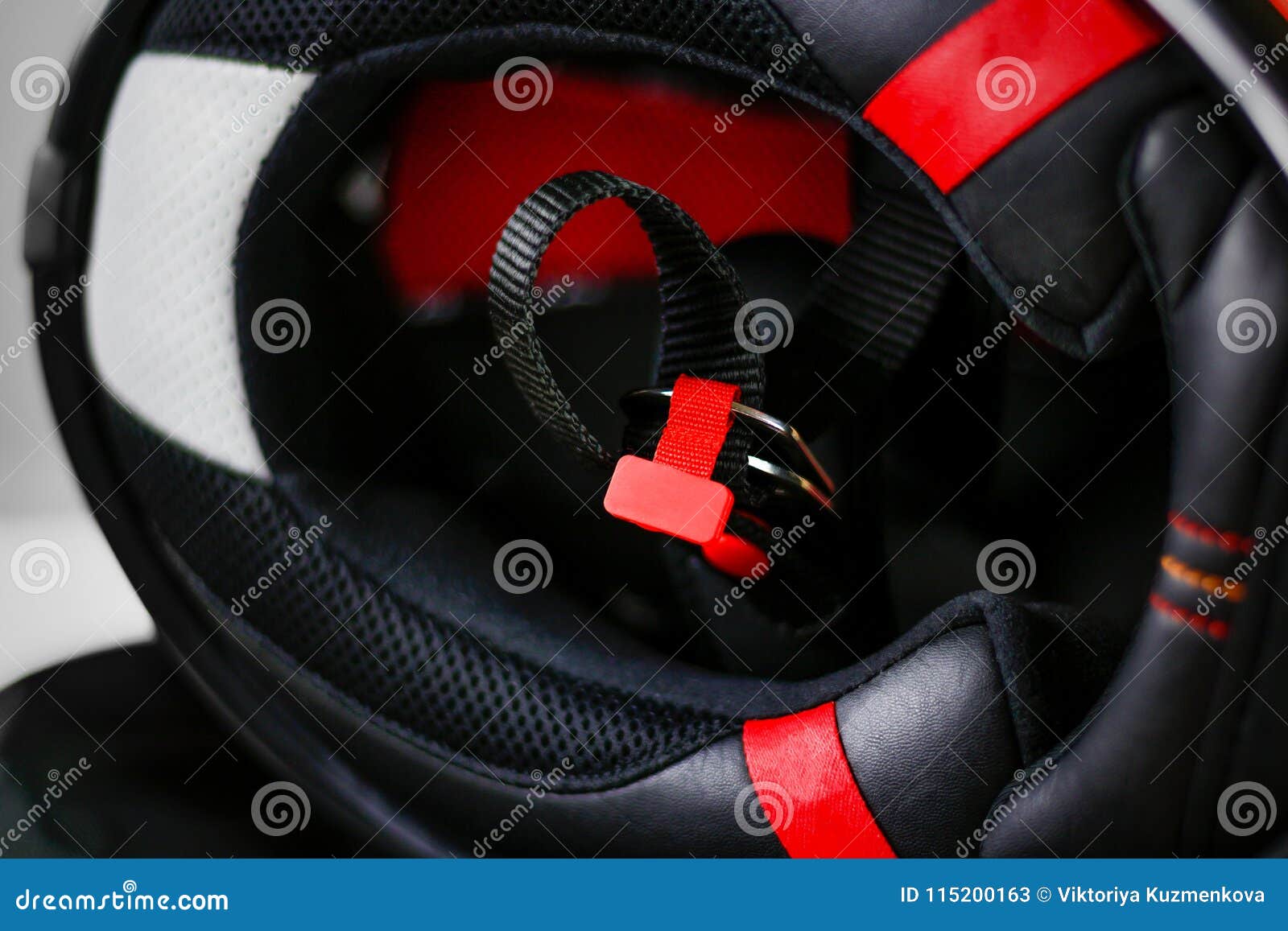 The Inside of the Helmet. Helmet from the Inside Stock Image - Image of ...