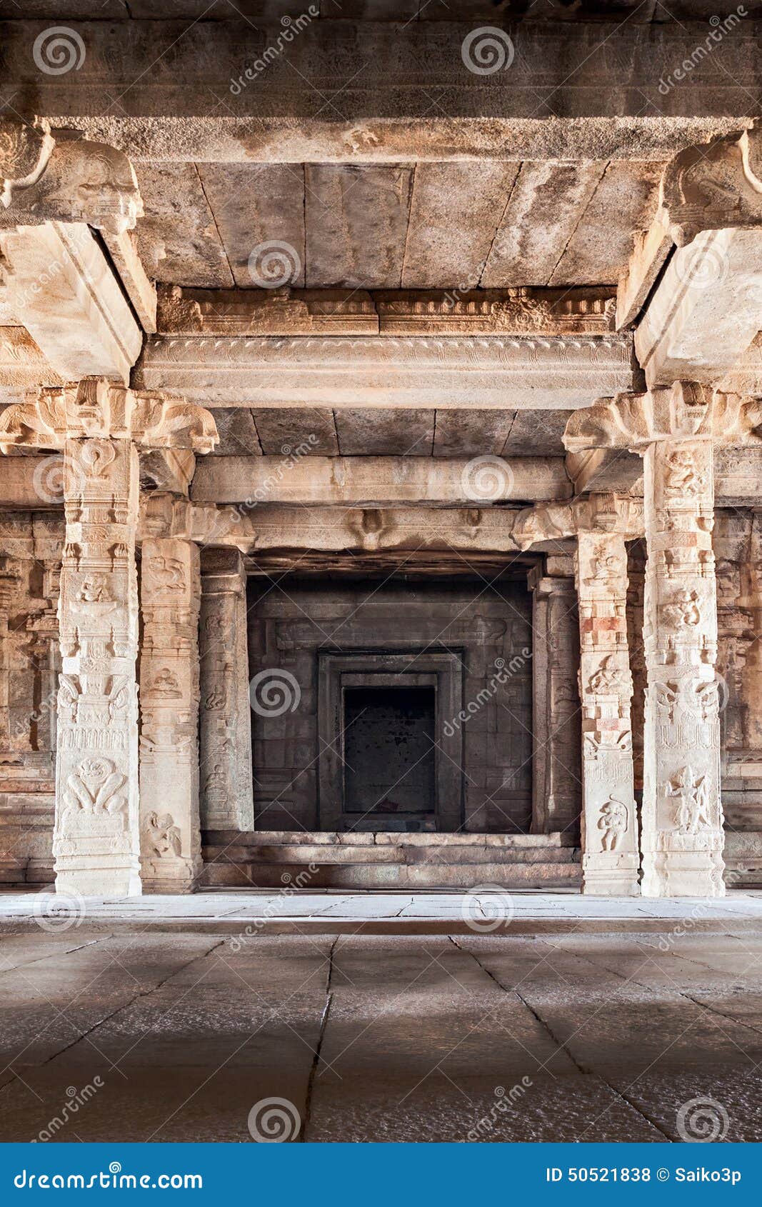 Inside hindu temple stock photo. Image of asia, holy - 50521838