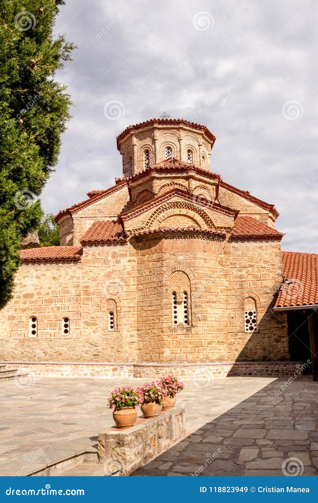 Meteora - in the Holy Monastery in Greece. Inside, Abbey-3 Stock Image ...