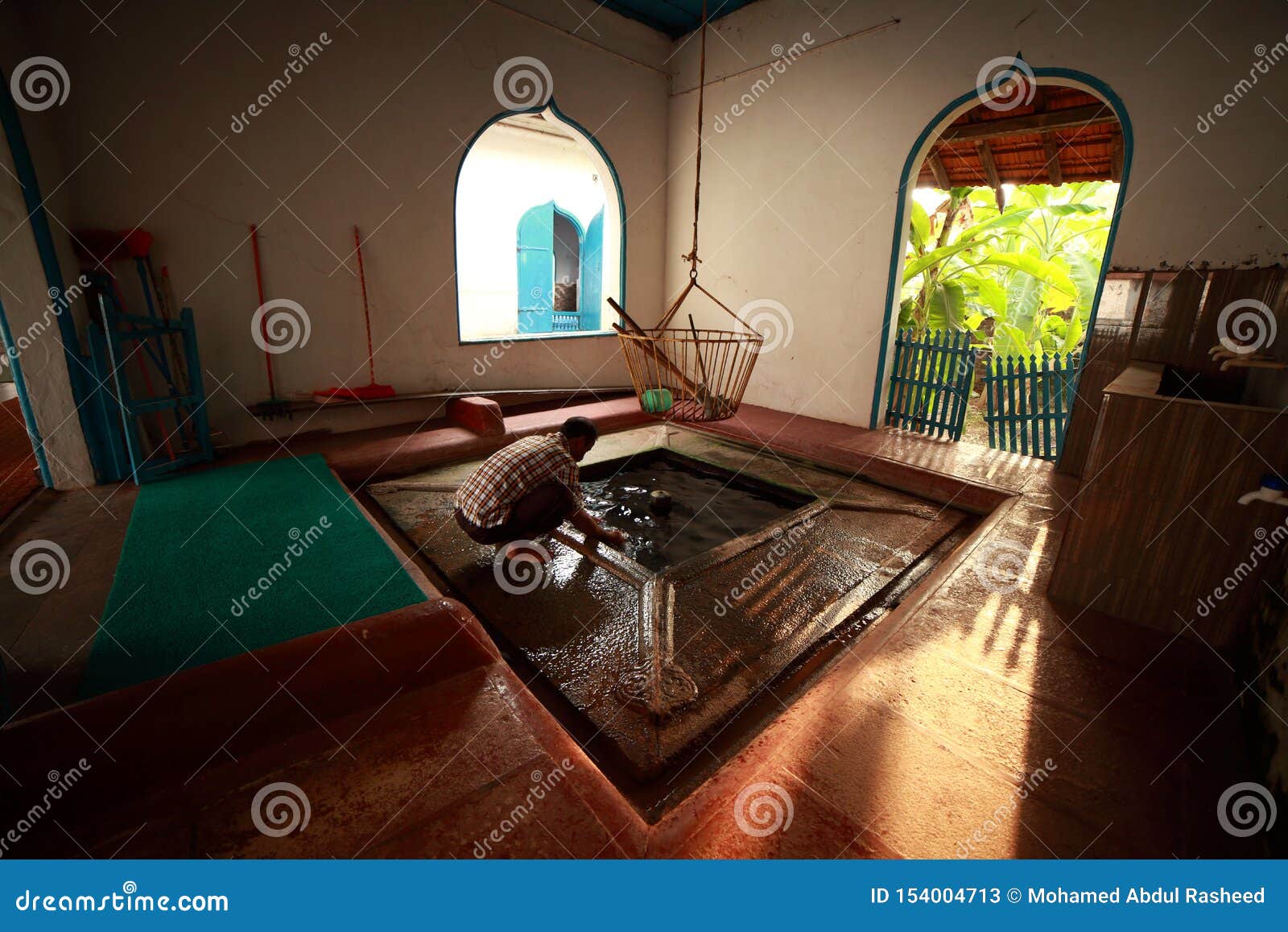 Inside the Holy Old Mosque in Kerala Stock Image - Image of tourism ...