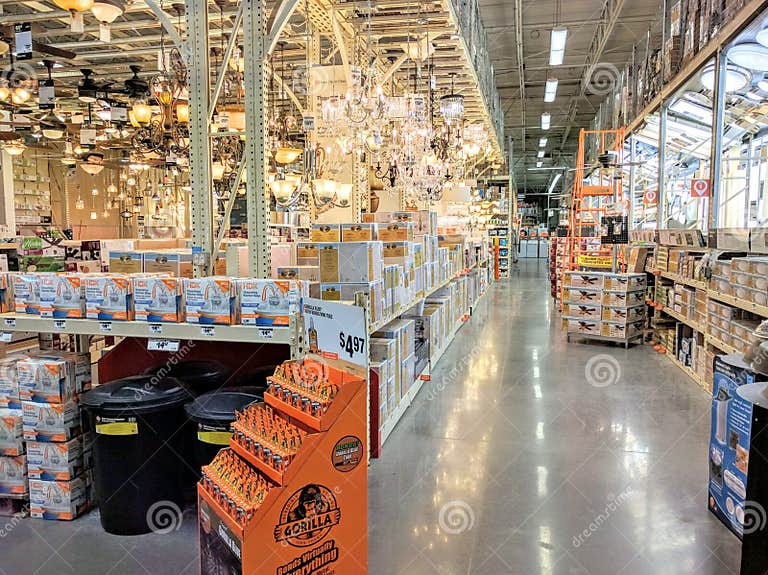 Inside Home Depot editorial image. Image of inside, interior - 78740820
