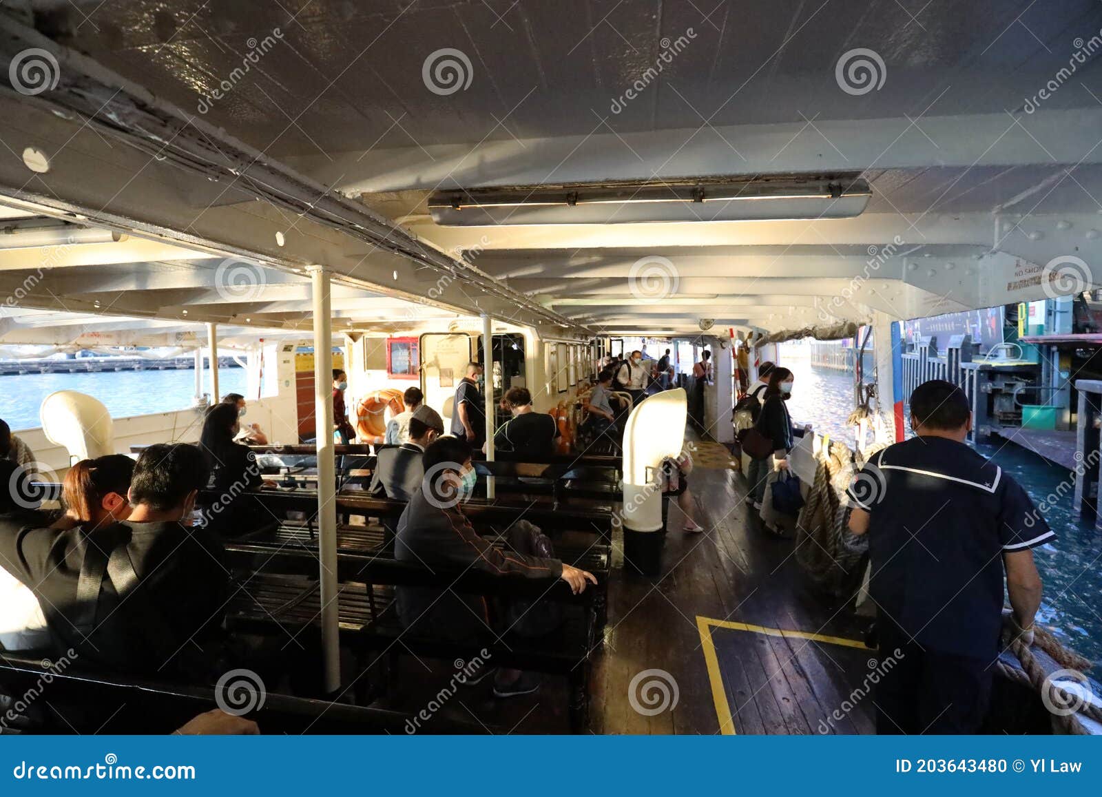 The Inside of Hong Kong Star Ferry. 27 Nov 2020 Editorial Image - Image ...