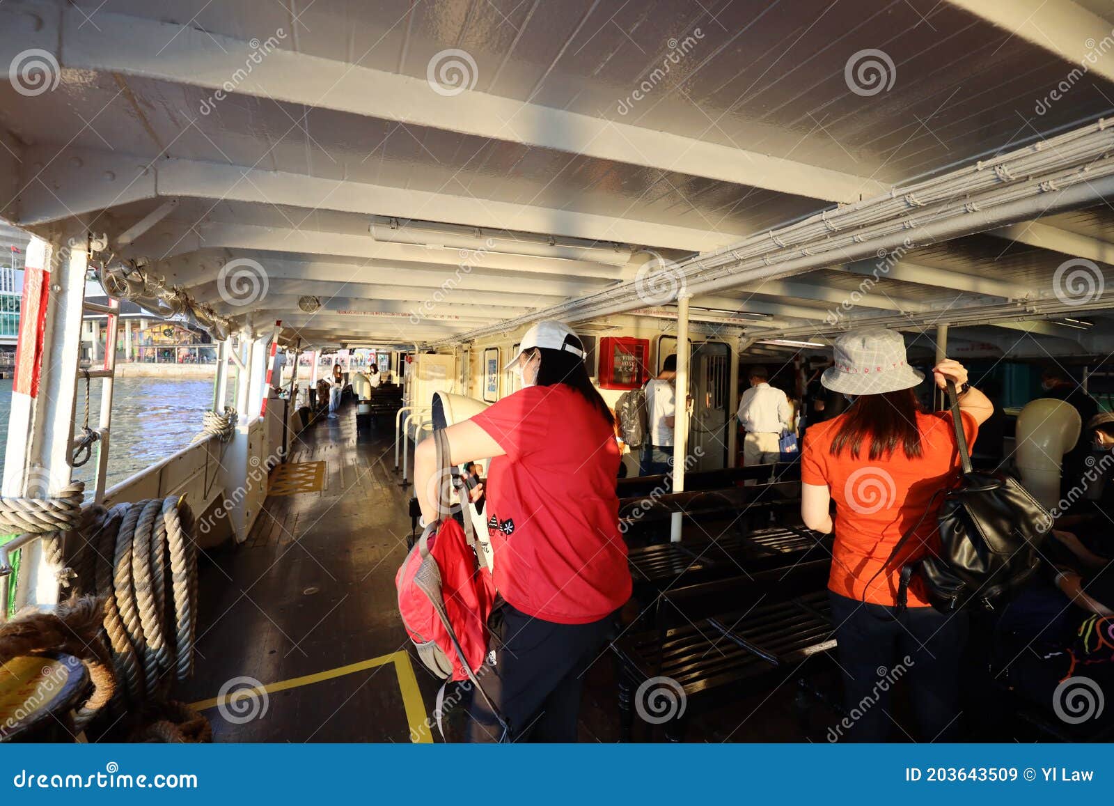 The Inside of Hong Kong Star Ferry. 27 Nov 2020 Editorial Stock Image ...