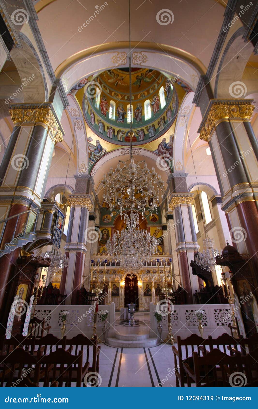 Inside house of God stock image. Image of jesus, painting - 12394319