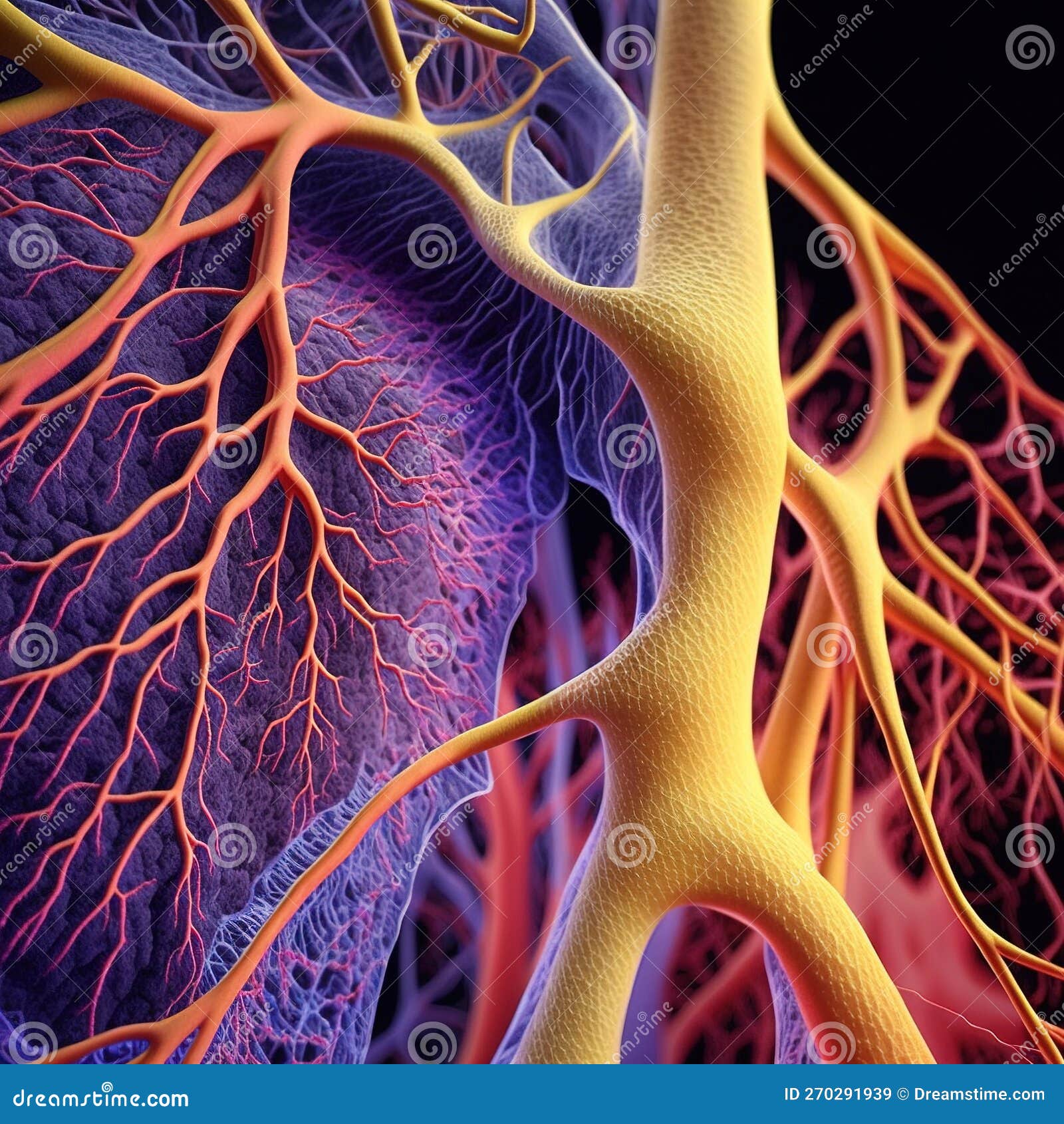 Macro Veins Tissues Stock Photography | CartoonDealer.com #270291968