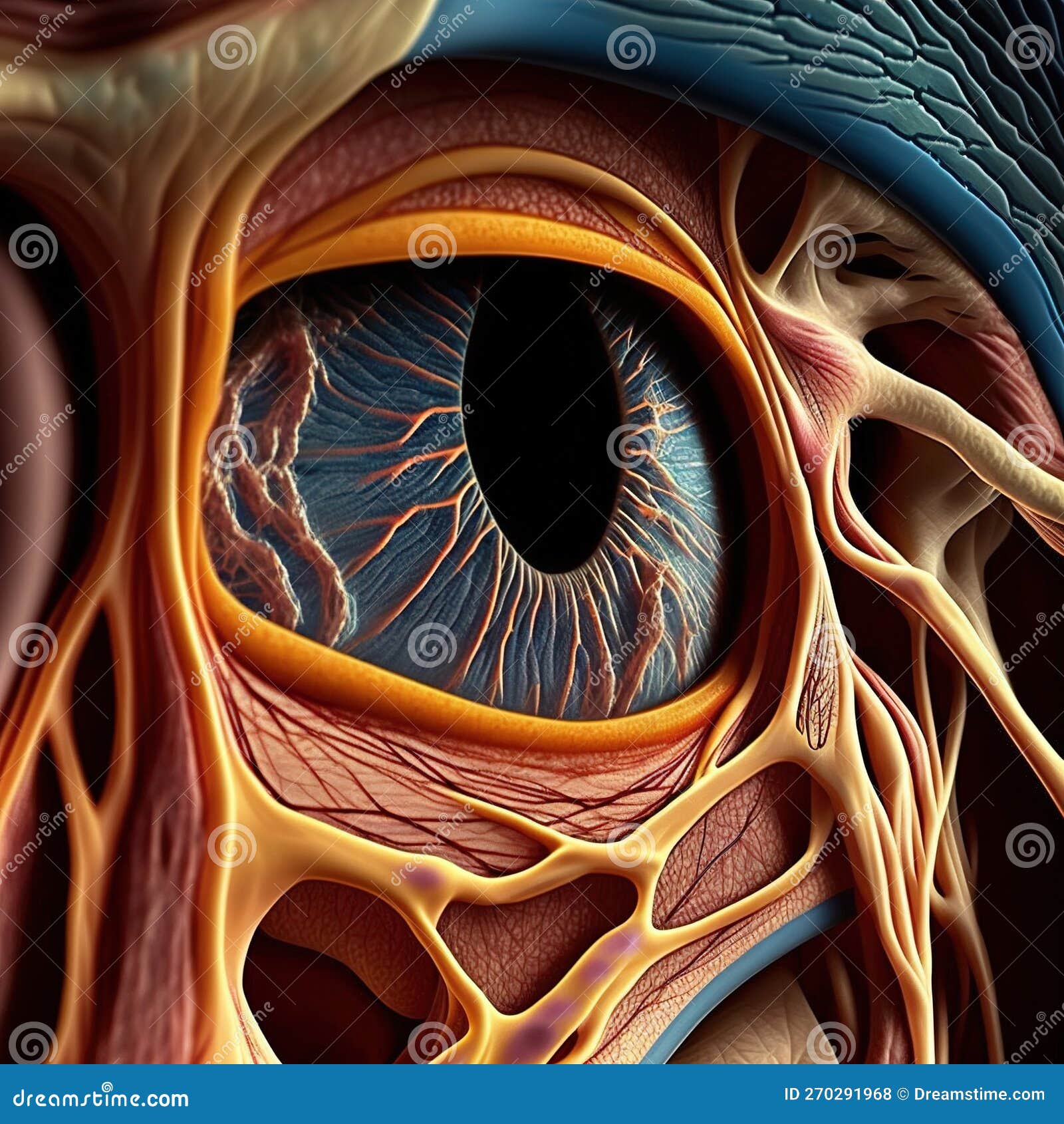 Macro Veins Tissues Stock Photography | CartoonDealer.com #270291968