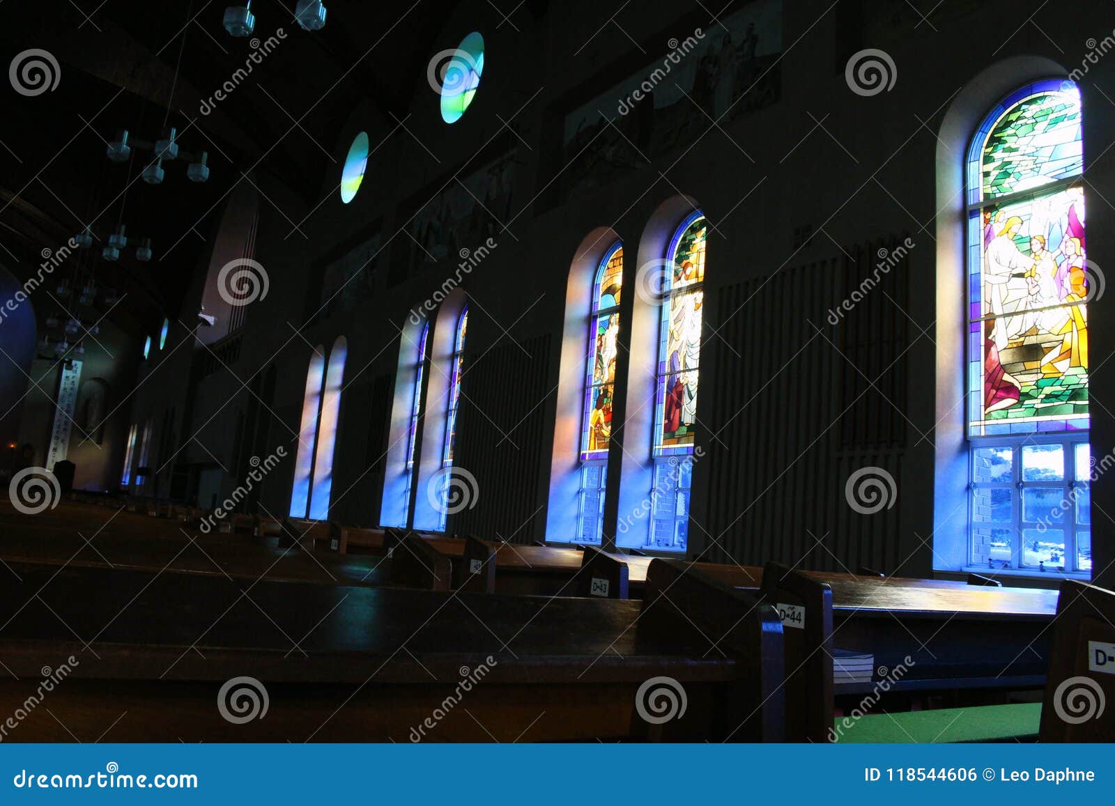 Inside the Immaculate Conception Cathedral Urakami of Nagasaki Stock ...