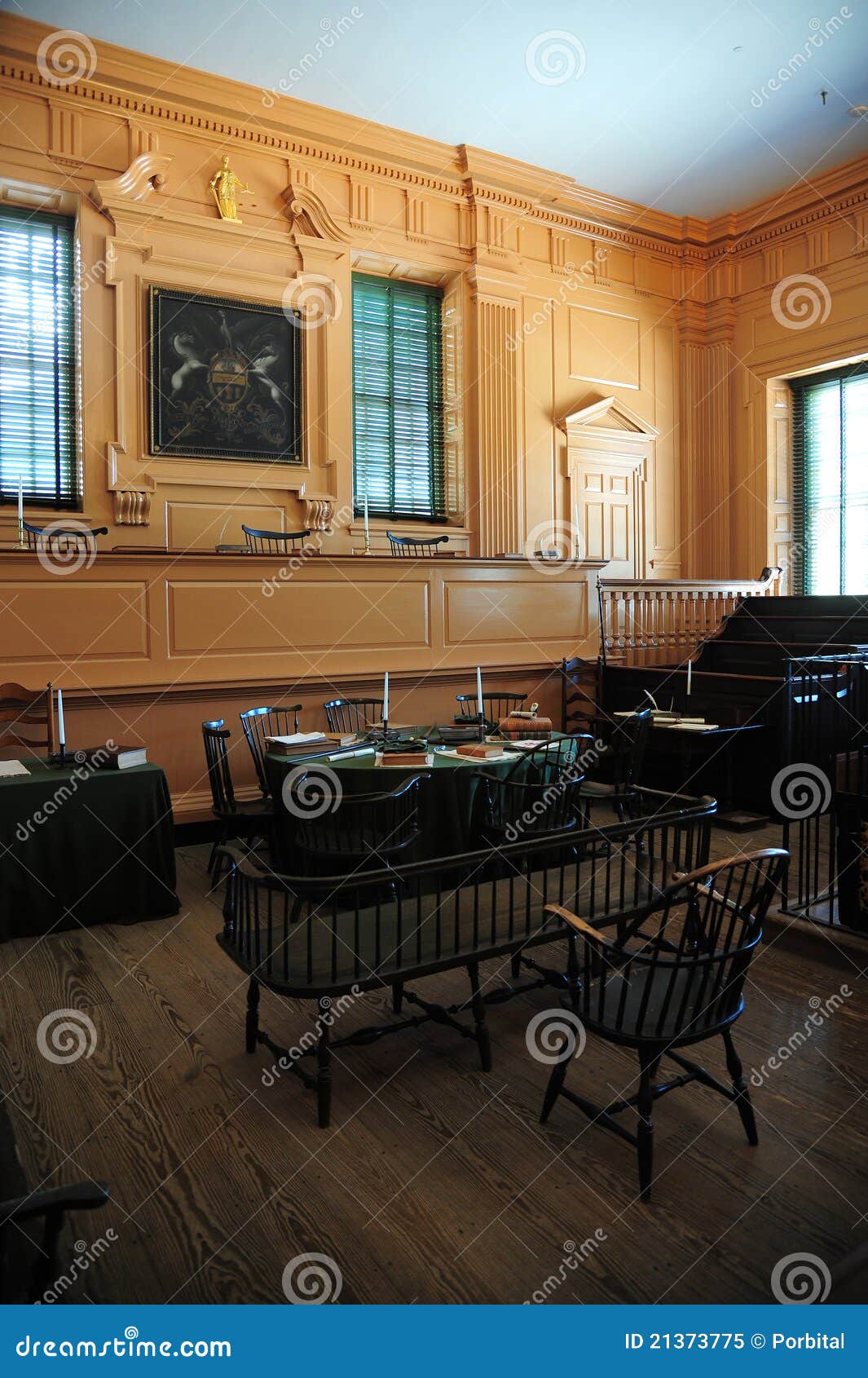 Inside independence hall stock image. Image of independence - 21373775