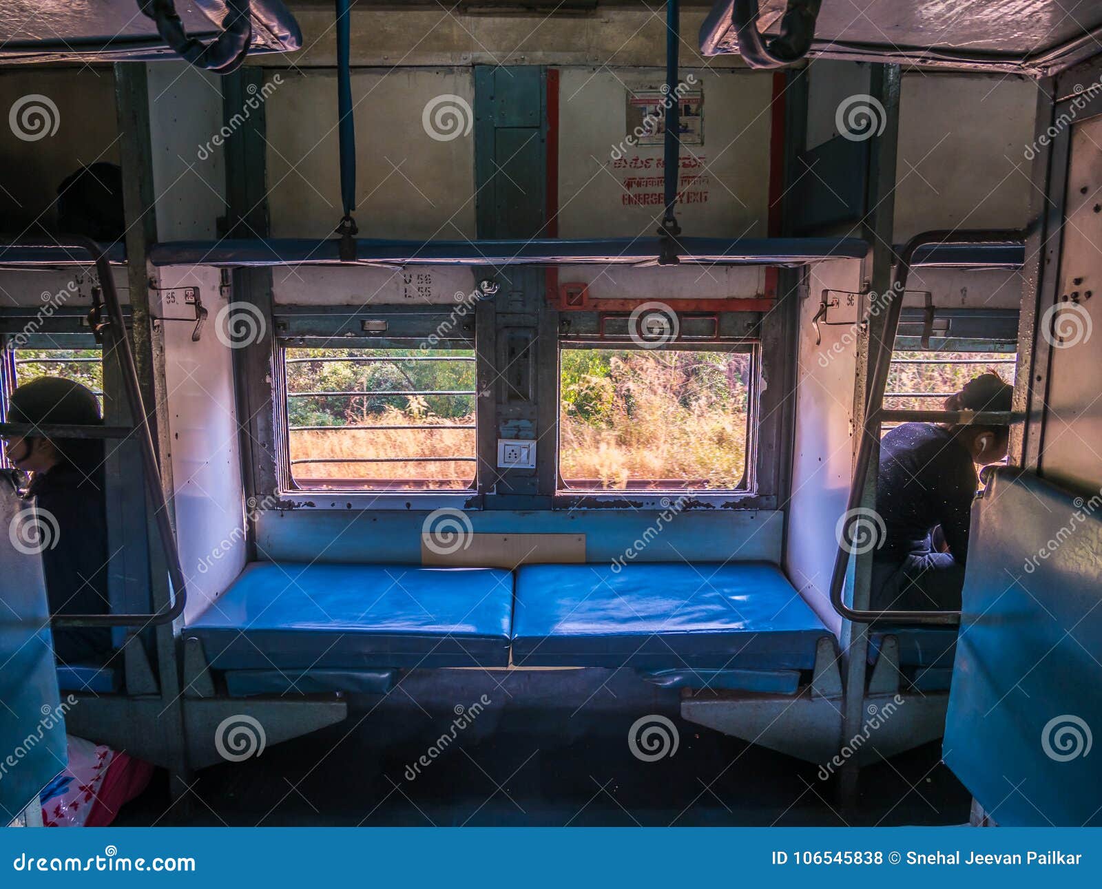 Inside Indian Railway Compartment Editorial Stock Photo - Image of ...