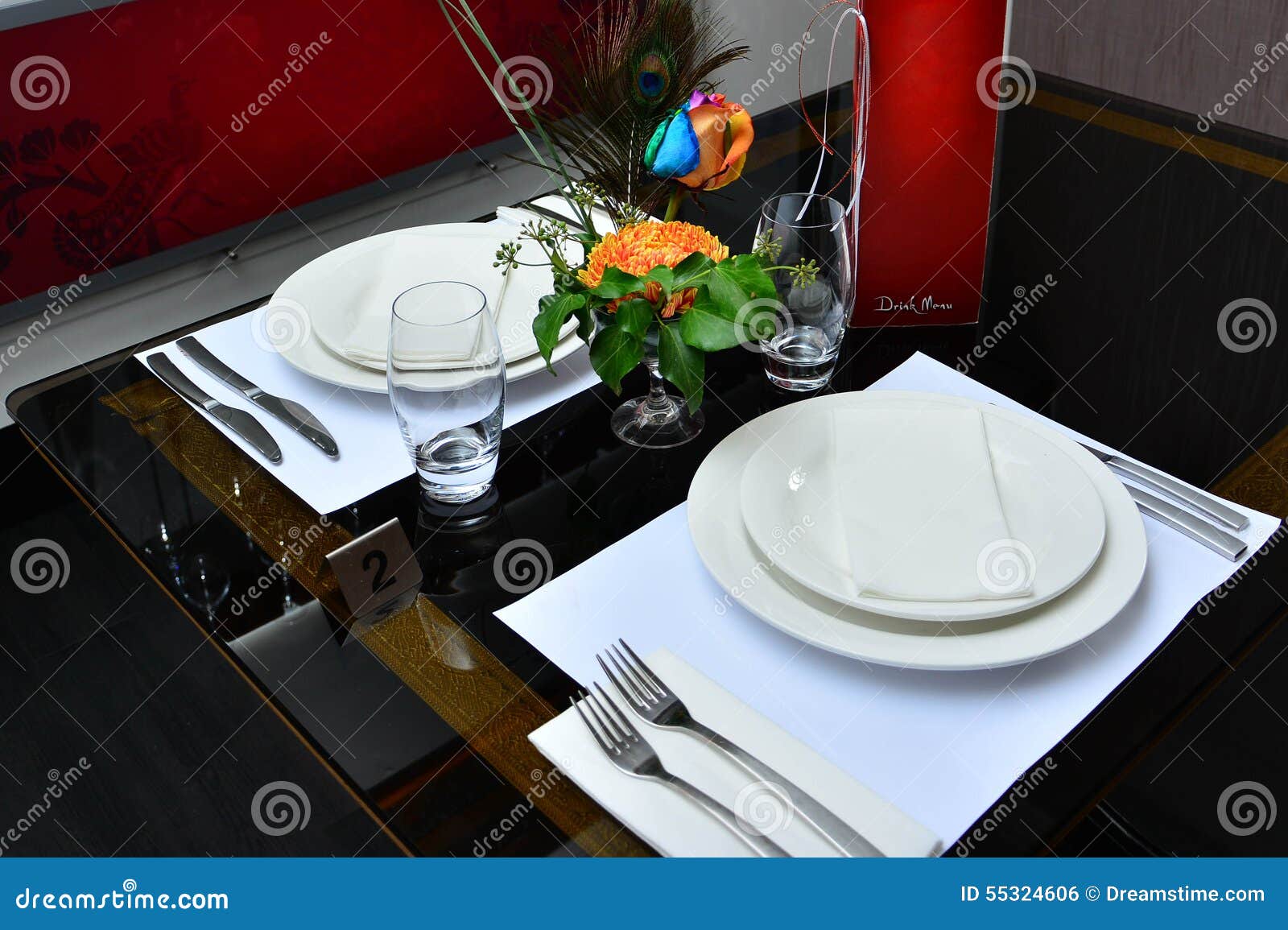 Inside Indian Restaurant stock photo. Image of gourmet - 55324606