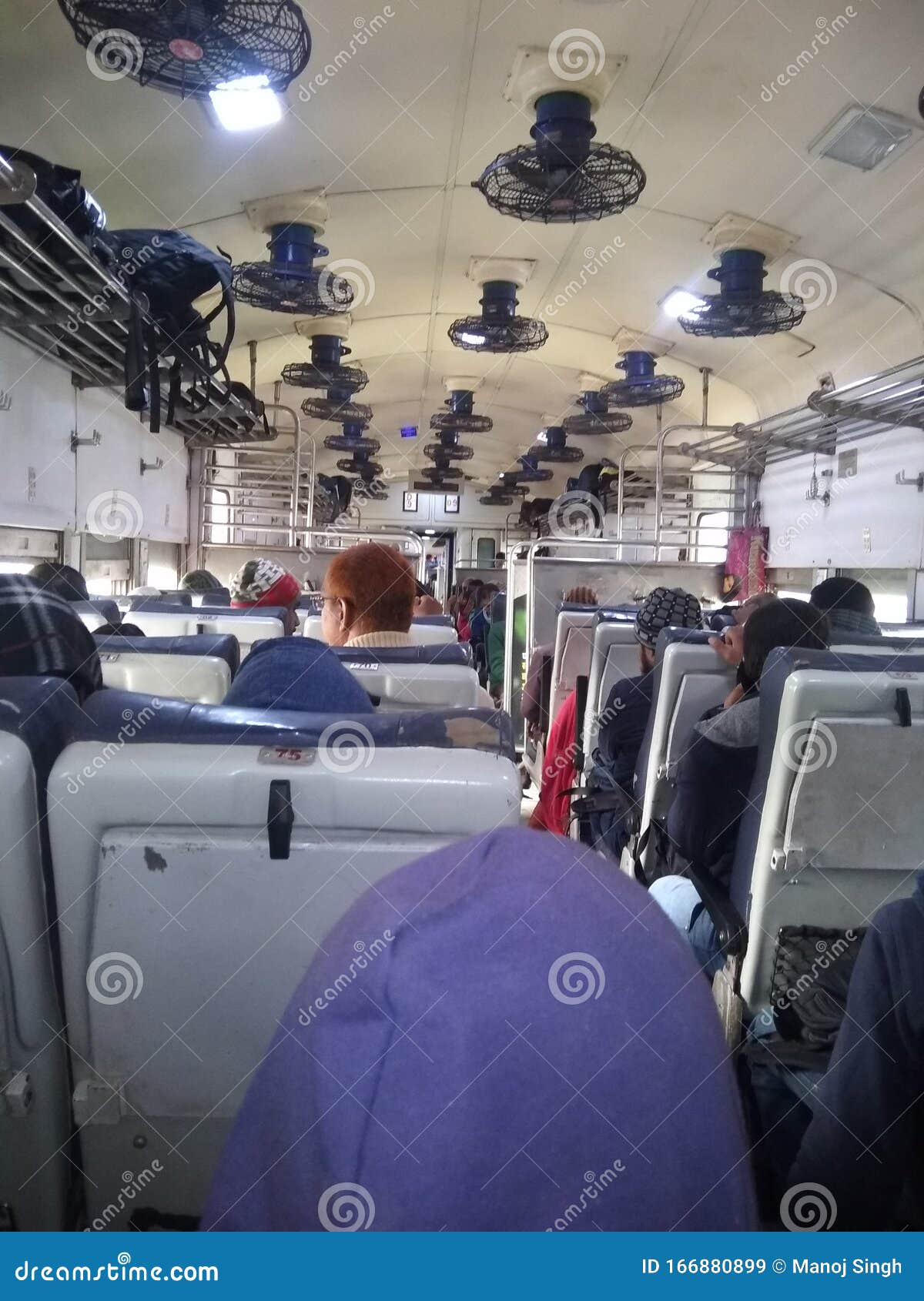 Inside Indian Train. See People Site Down . Editorial Stock Image ...