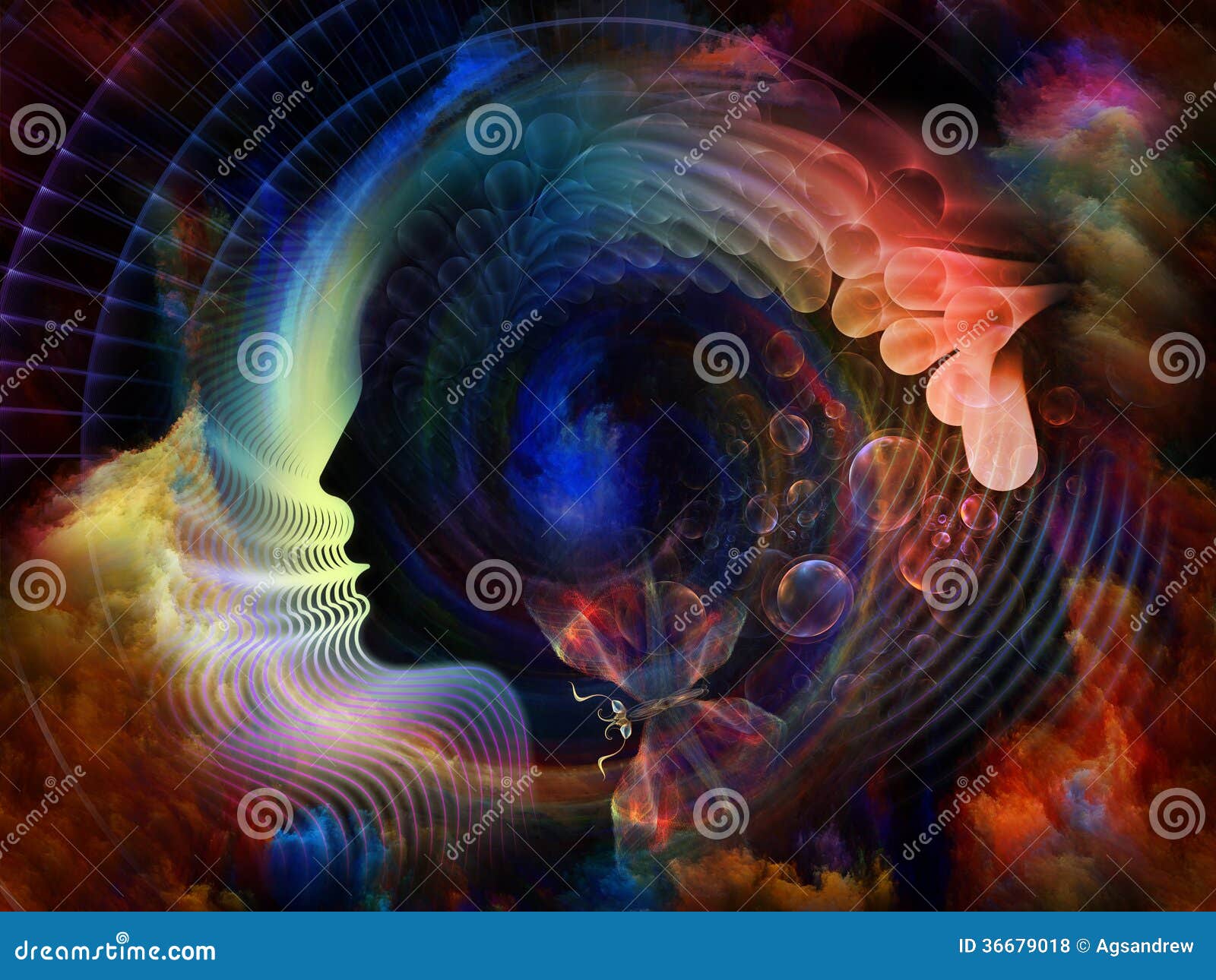 Inside of Inside stock illustration. Illustration of illusion - 36679018