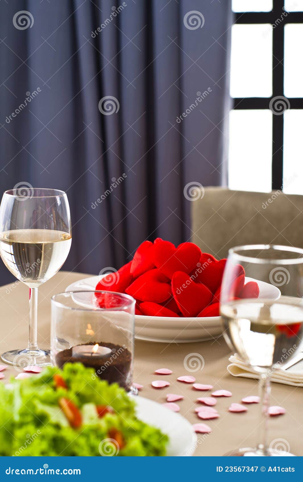 Inside Interior Table Setting Stock Image - Image of luxury ...