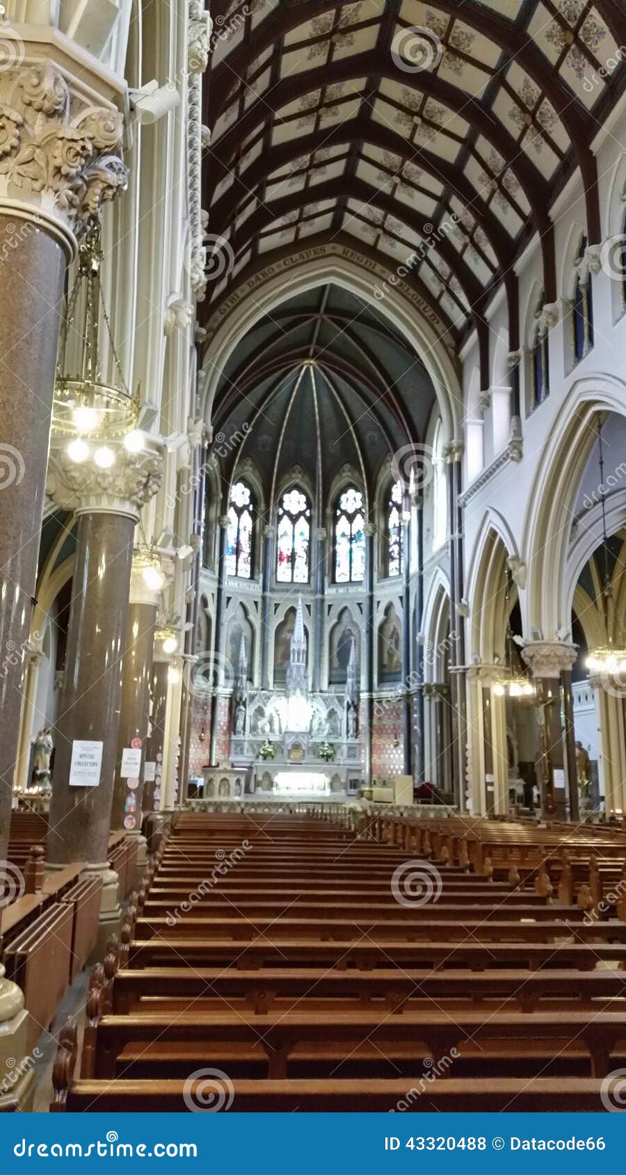 Inside of irish church editorial stock photo. Image of church - 43320488