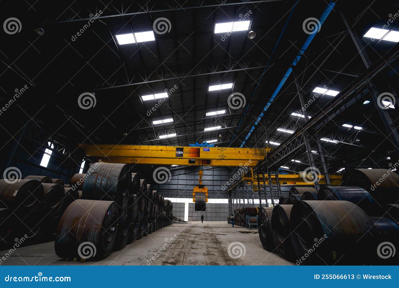 Inside of an Iron and Steel Factory Stock Image - Image of iron ...