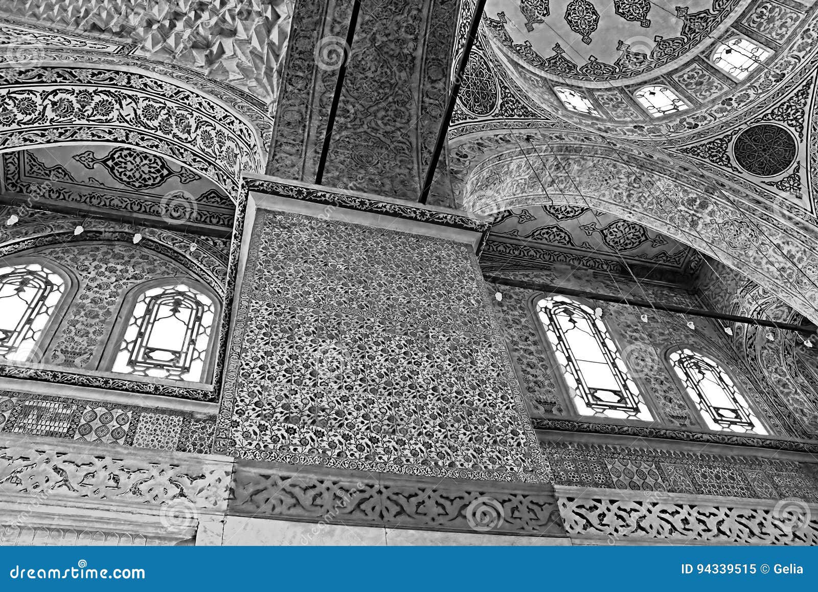 Inside The Islamic Mosque Editorial Photo | CartoonDealer.com #83443247