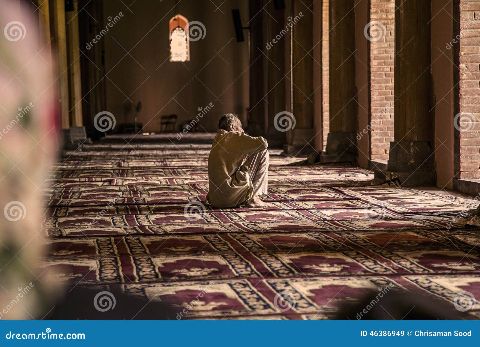 Inside Jama Masjid Mosque Srinagar Prayer Editorial Stock Image - Image ...