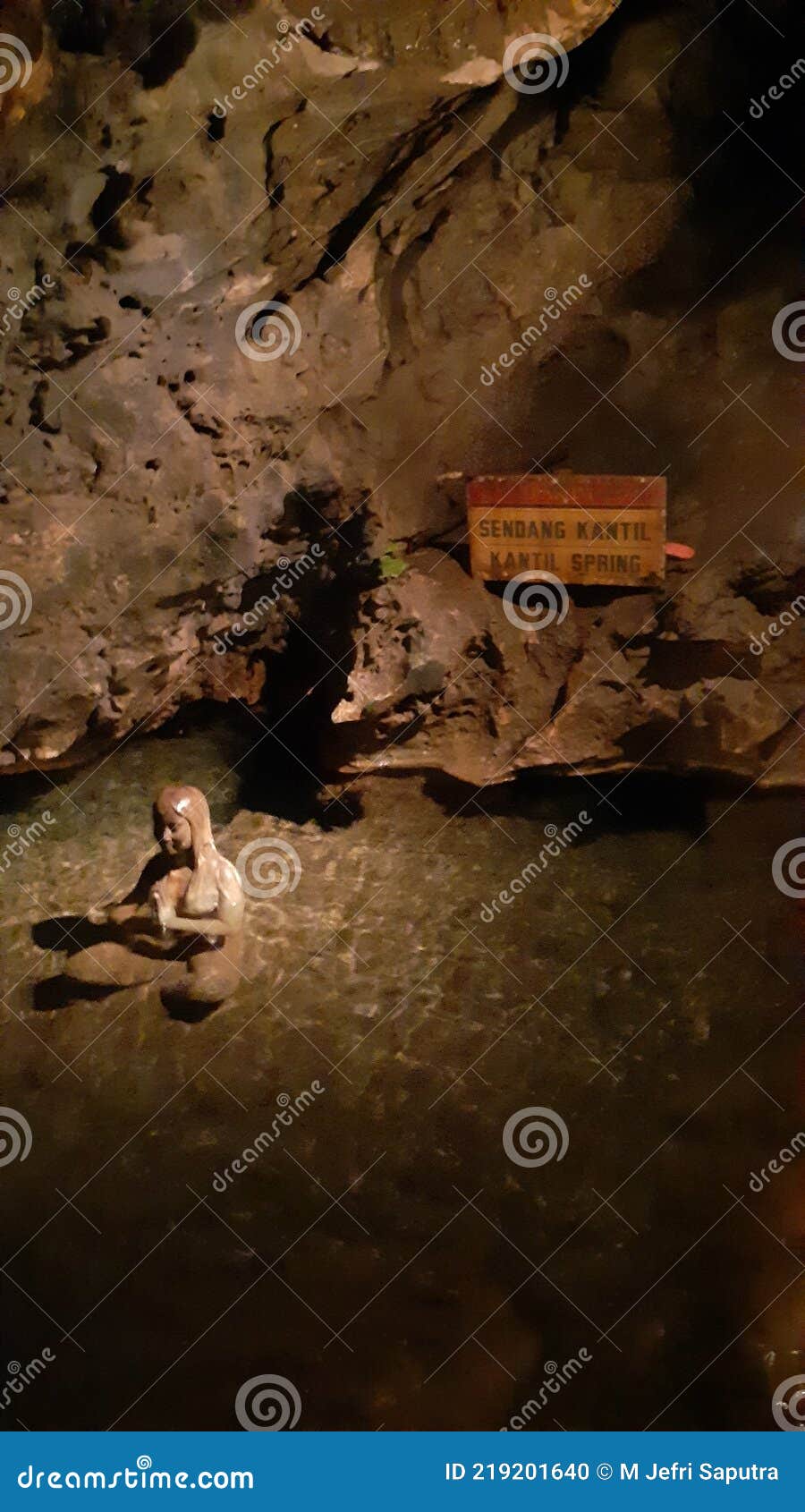 Inside of the Jatijajar Cave Stock Photo - Image of caving, painting ...