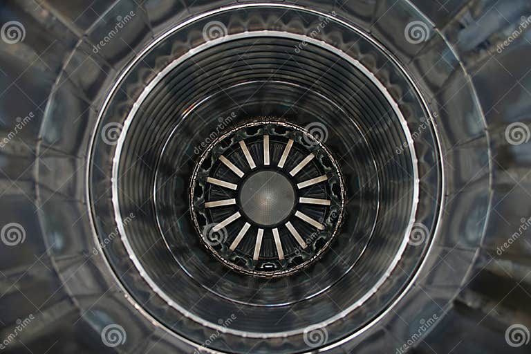 Inside a jet engine stock photo. Image of propel, motor - 2784232
