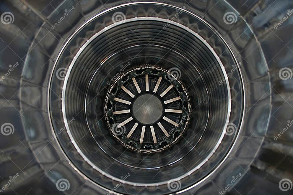 Inside a jet engine stock photo. Image of propel, motor - 2784232