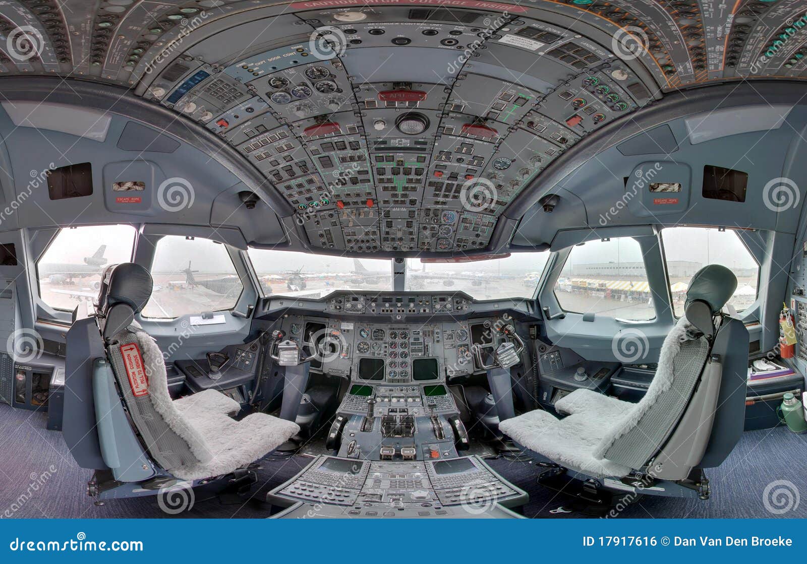 Inside jetliner cockpit stock photo. Image of airplane - 17917616