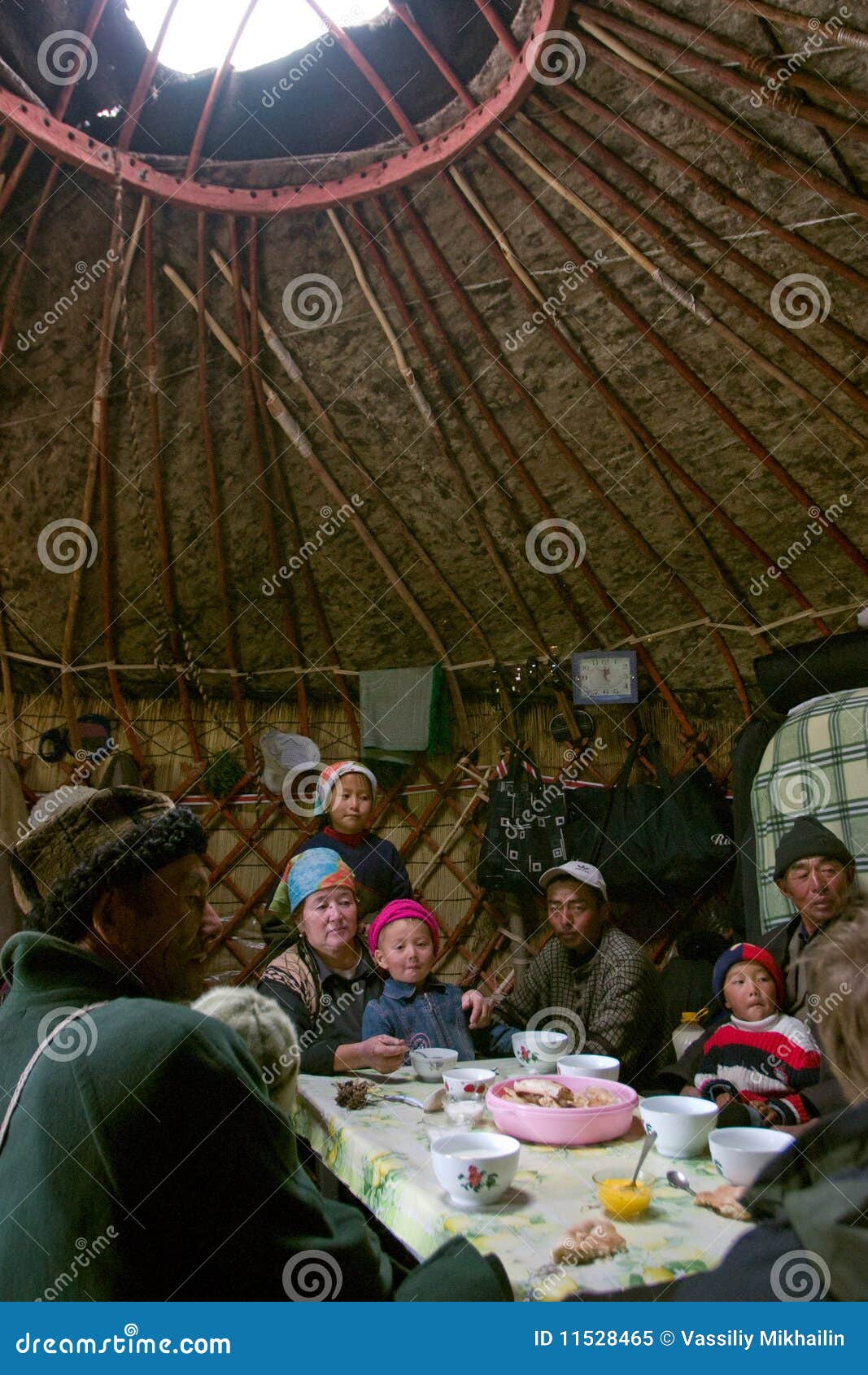Inside The Kyrgyz Yurt Royalty-Free Stock Photography | CartoonDealer ...